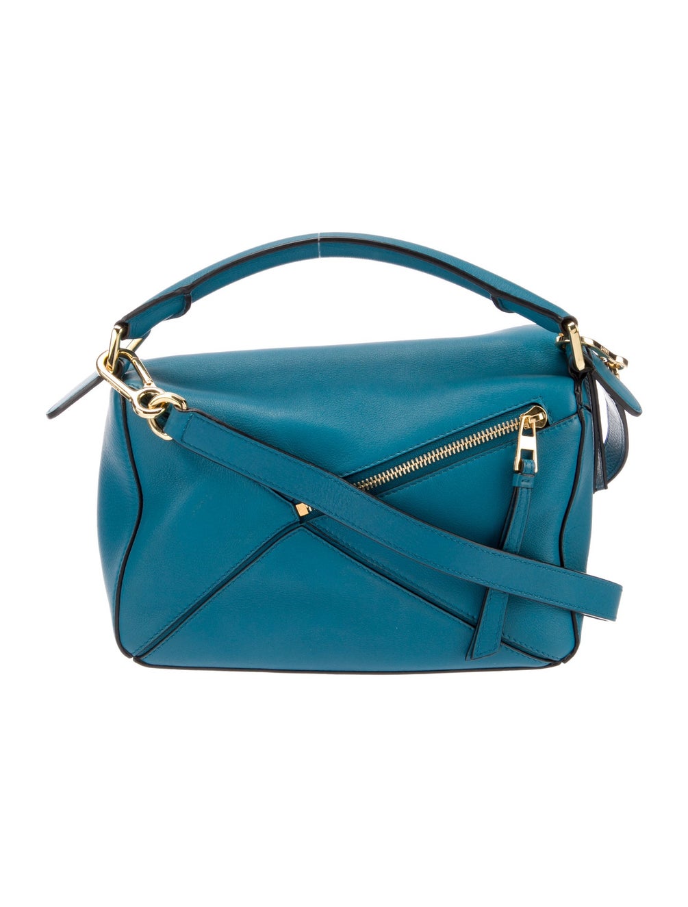 Loewe x Studio Ghibli Calfskin Bo Mouse Small Puzzle Bag - Blue Handle ...