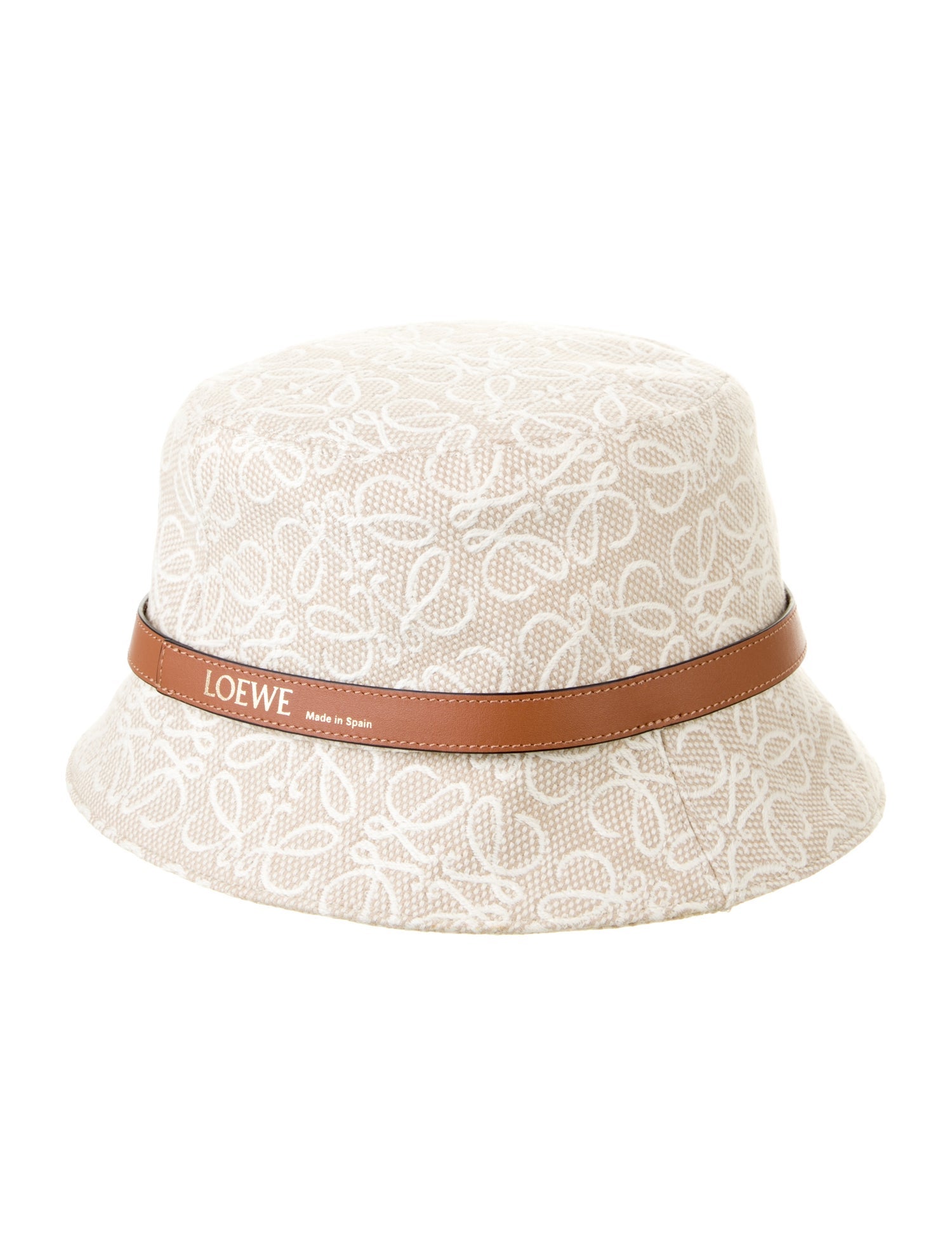 Loewe Embroidered Bucket hat w/ Tags - Neutrals Hats, Accessories ...