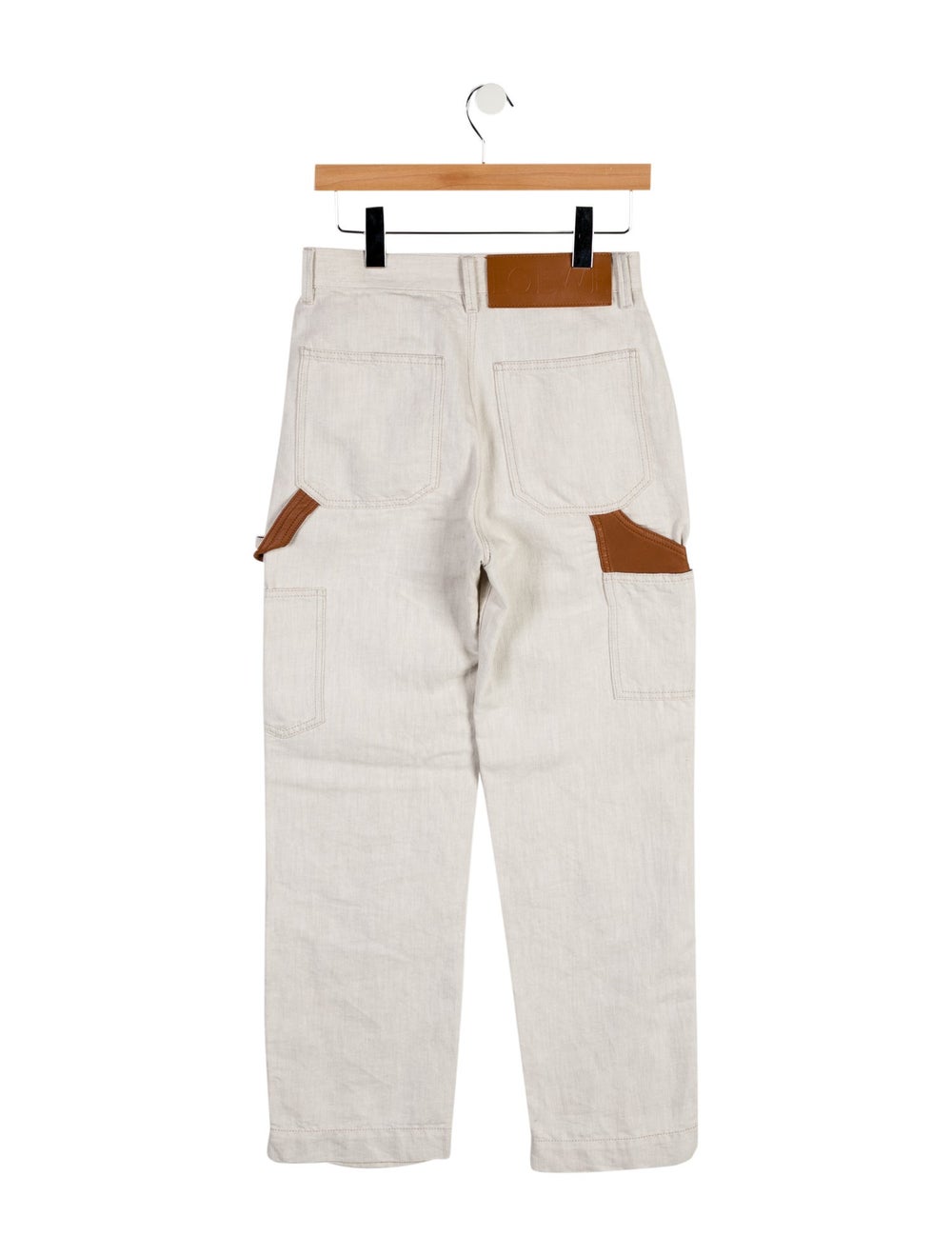 Loewe Colorblock Pattern Straight Leg Pants - Gem