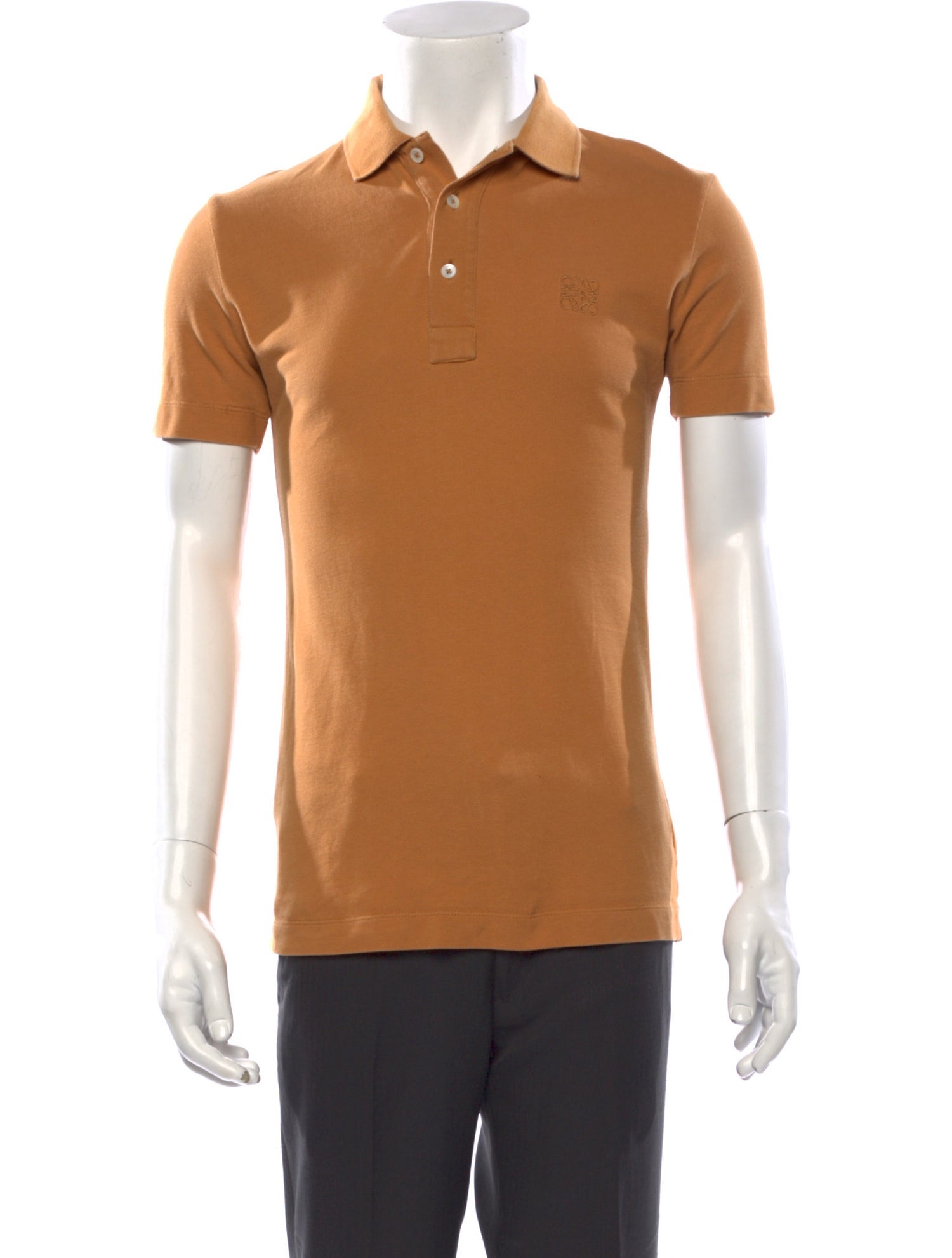 Loewe Signature Logo Collar Polo Shirt - Yellow Polos, Clothing ...