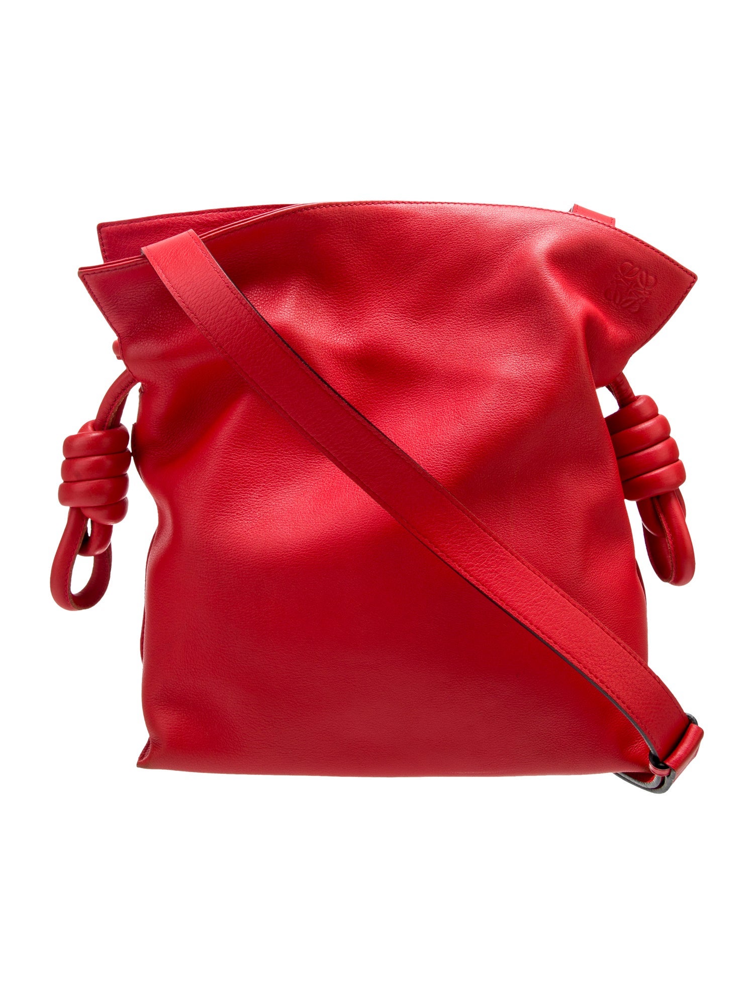 Loewe Flamenco Clutch - Red Clutches, Handbags - LOW61360 | The RealReal