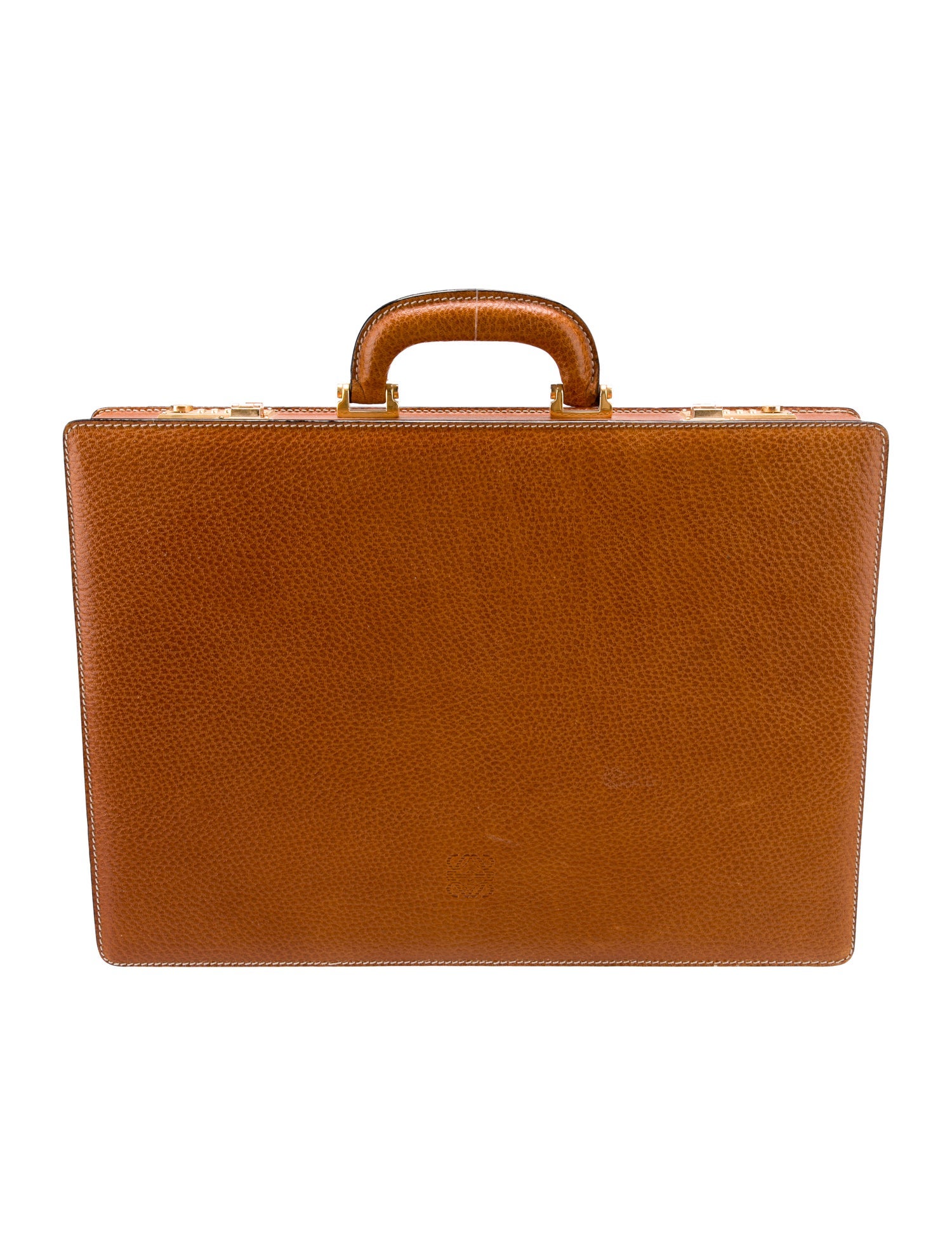 Loewe Vintage Leather Briefcase - Brown Briefcases, Bags - LOW61379 ...