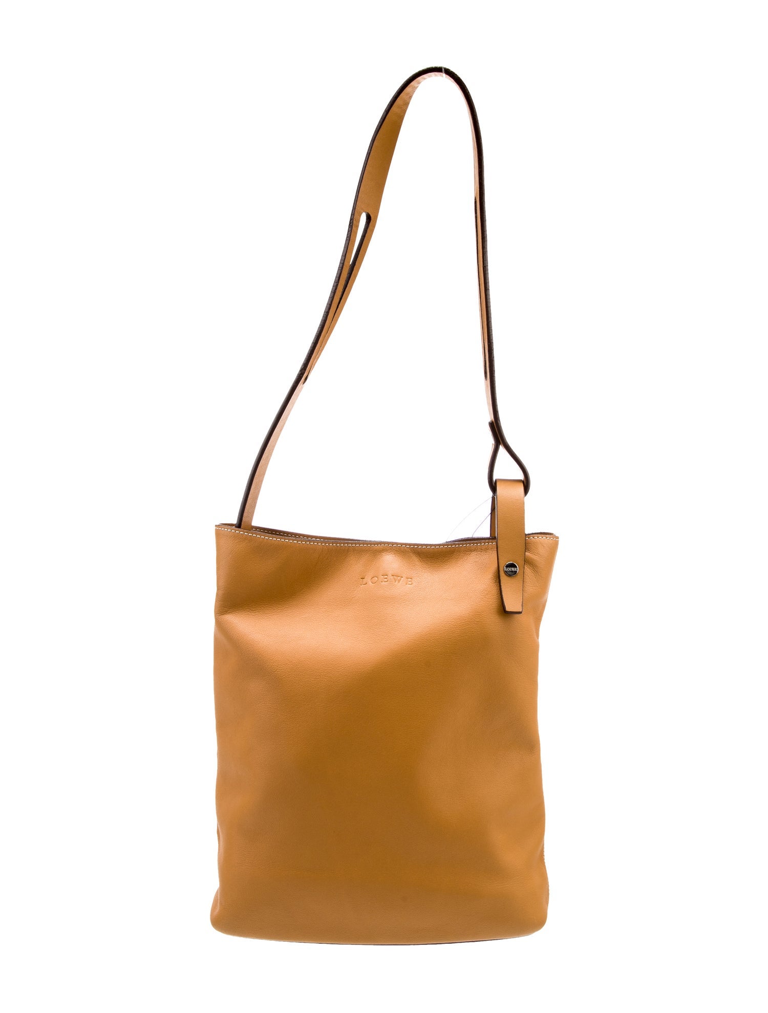 Loewe Leather Shoulder Bag - Brown Shoulder Bags, Handbags - LOW61570 ...
