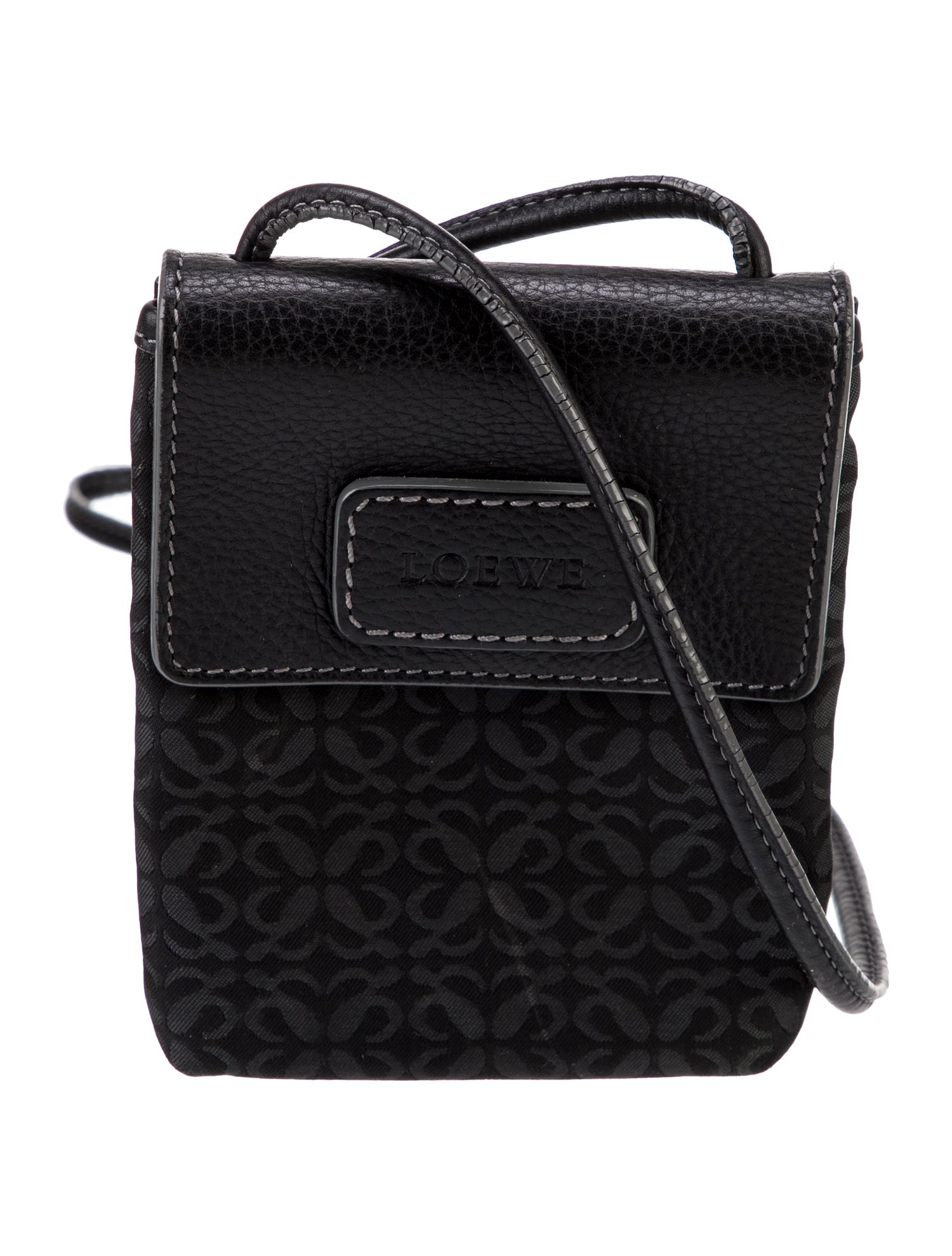 Loewe Anagram Crossbody Bag - Black Crossbody Bags, Handbags - LOW61703 ...