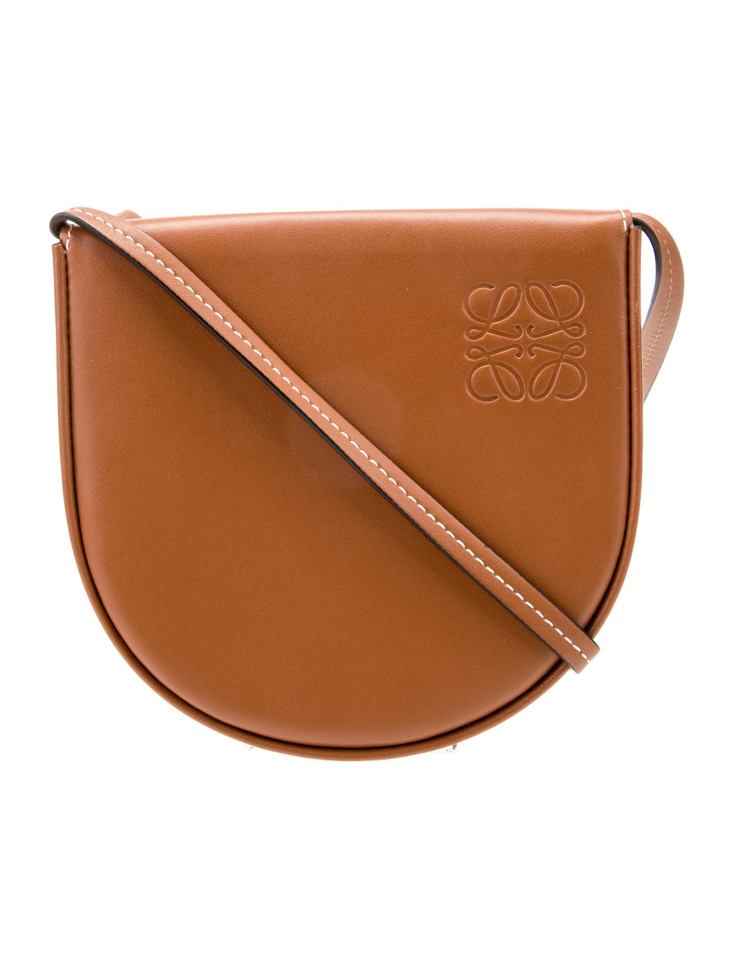 Loewe Small Heel Pouch - Brown Crossbody Bags, Handbags - LOW61734 ...