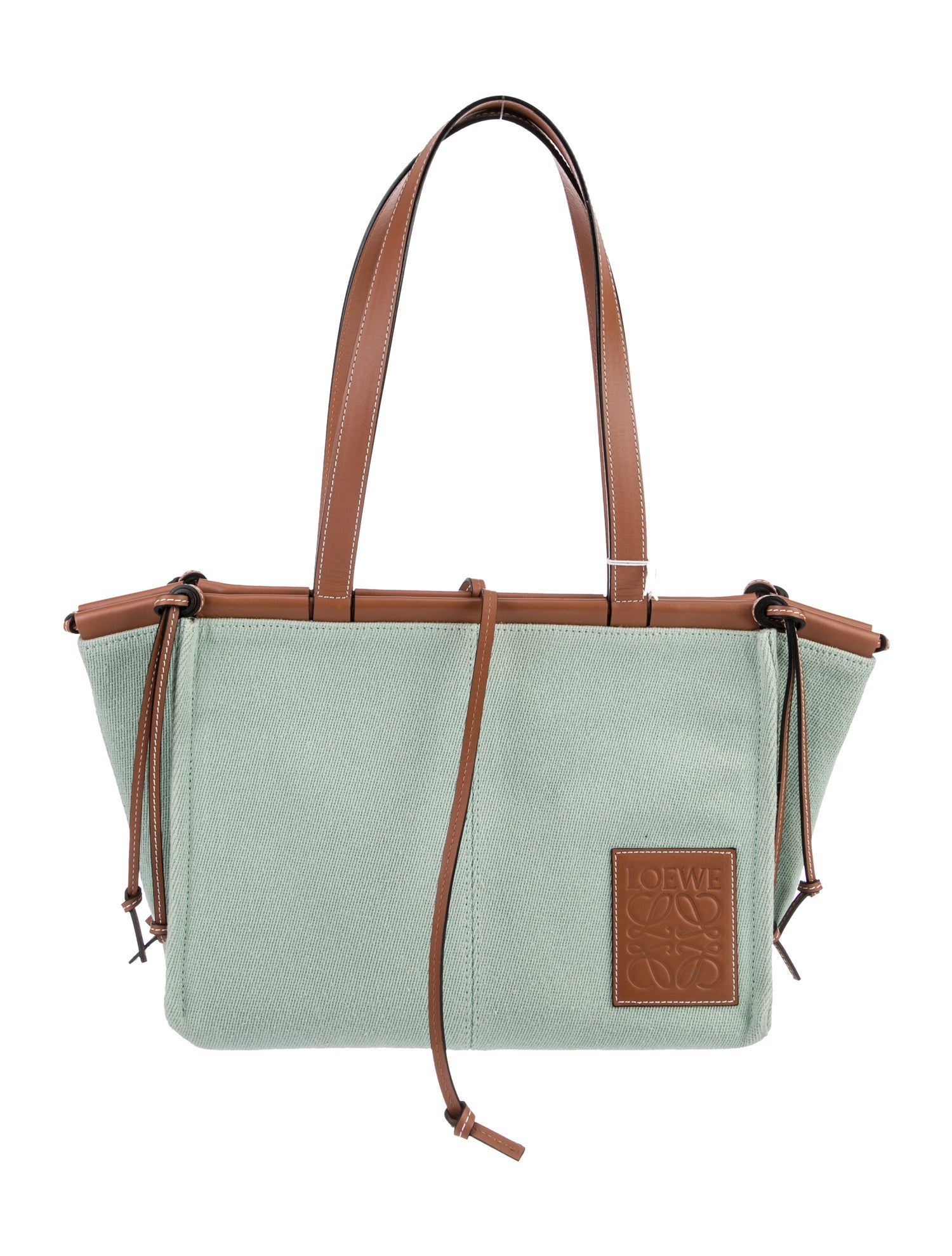 Loewe Canvas Cushion Small Tote - Blue Totes, Handbags - LOW62149 | The ...