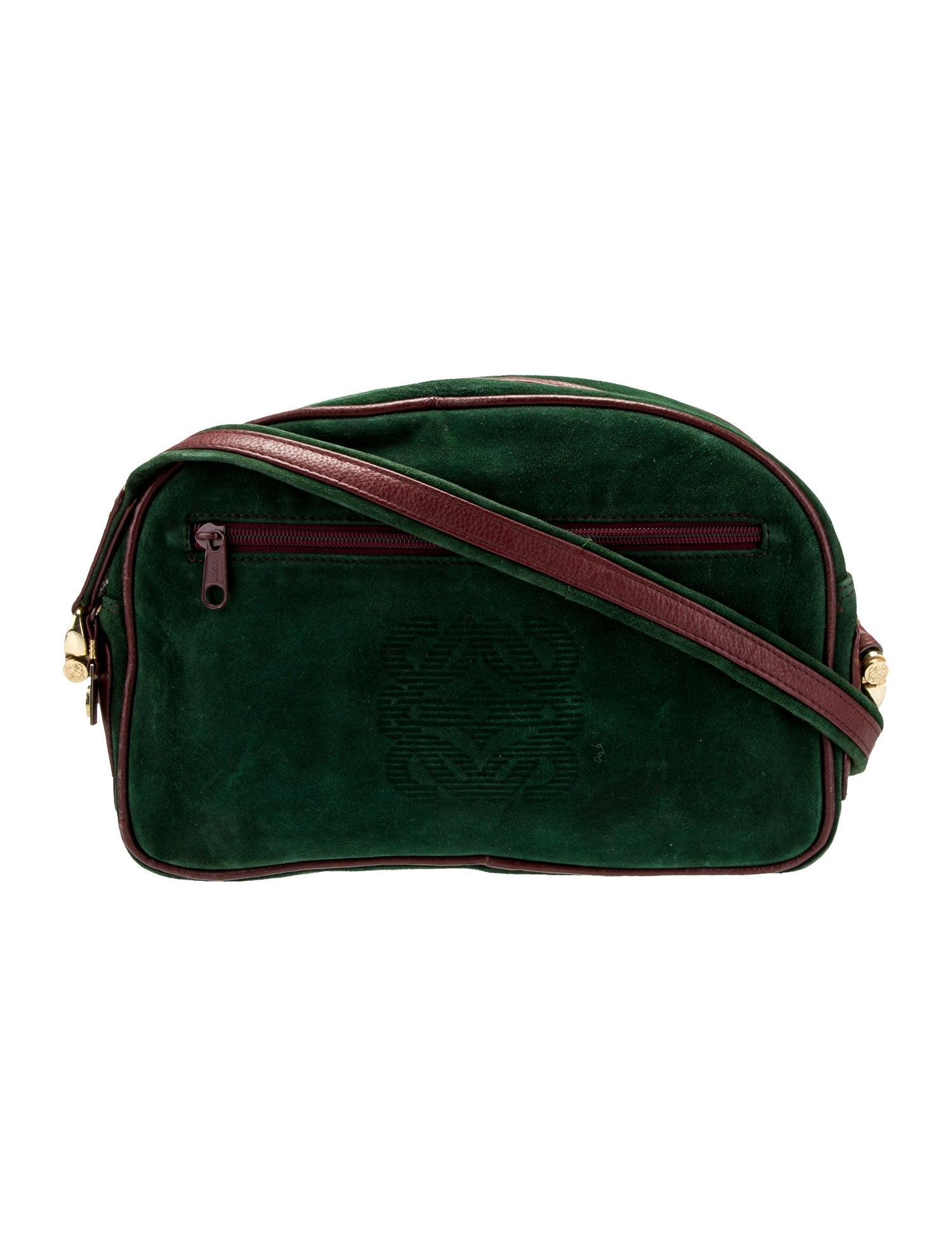 Loewe Suede Crossbody Bag - Green Crossbody Bags, Handbags - LOW62163 ...