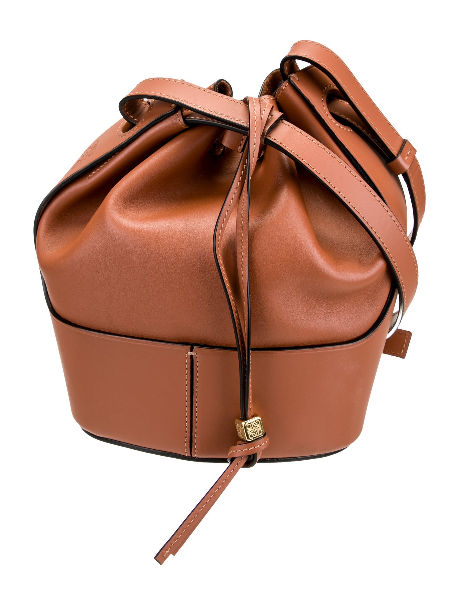 Loewe Small Balloon Bucket Bag - Brown Bucket Bags, Handbags - LOW62444 ...