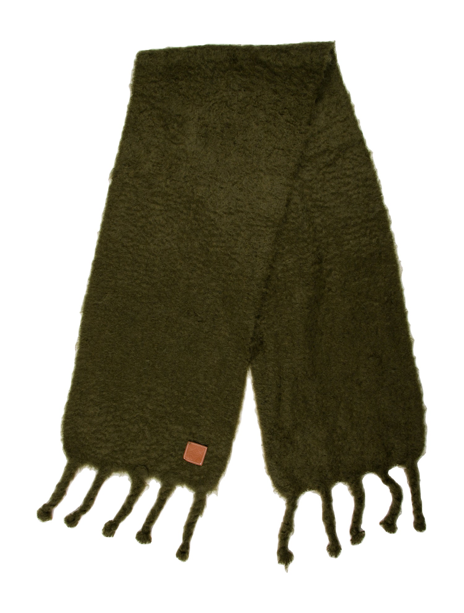 Loewe Mohair Scarf - Green Scarves and Shawls, Accessories - LOW62734 ...