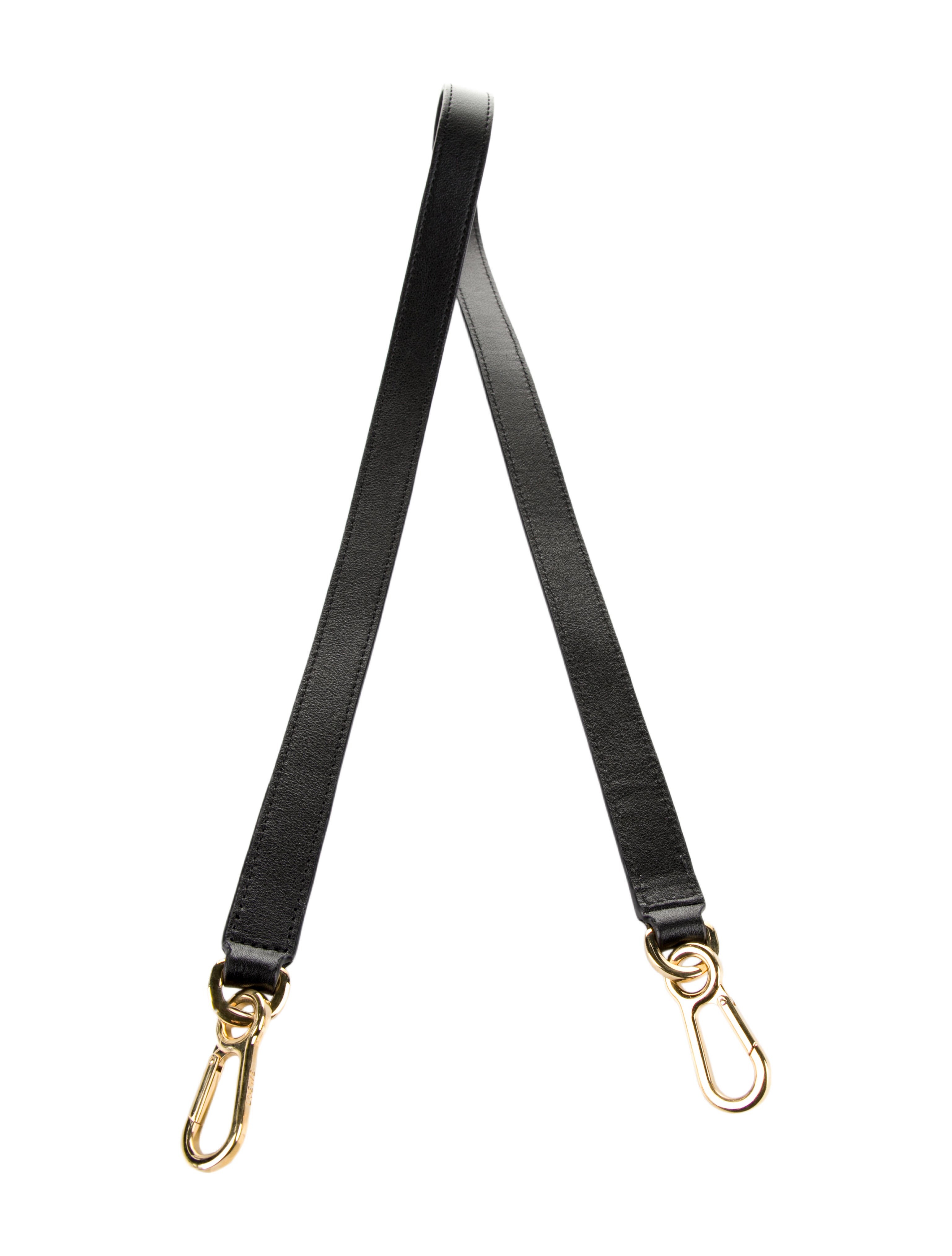 Loewe Leather Shoulder Bag Strap - Black Bag Accessories, Accessories ...
