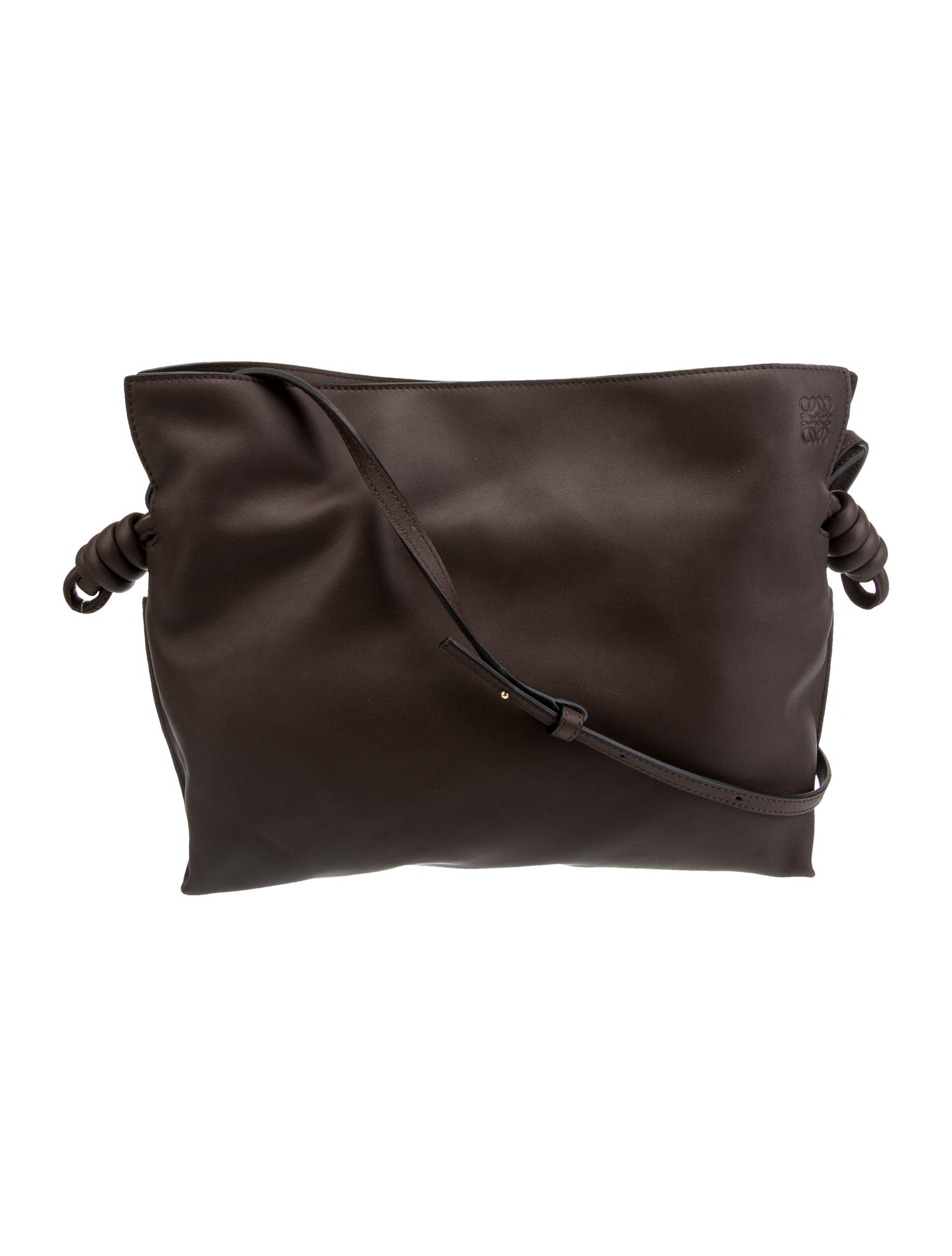 Loewe Flamenco Knot Crossbody Bag w/Tags - Brown Crossbody Bags ...