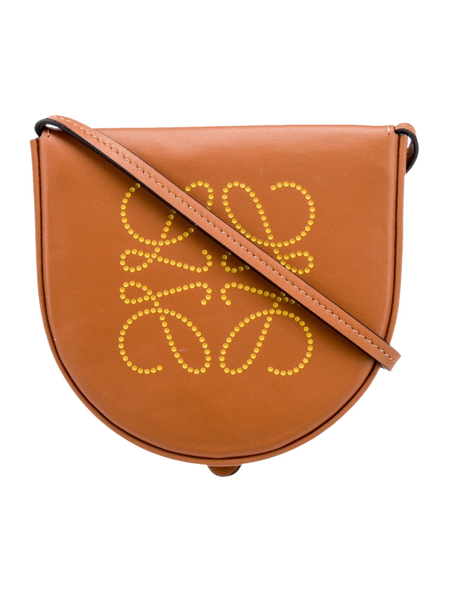 Loewe Small Heel Pouch - Brown Crossbody Bags, Handbags - LOW64396 ...