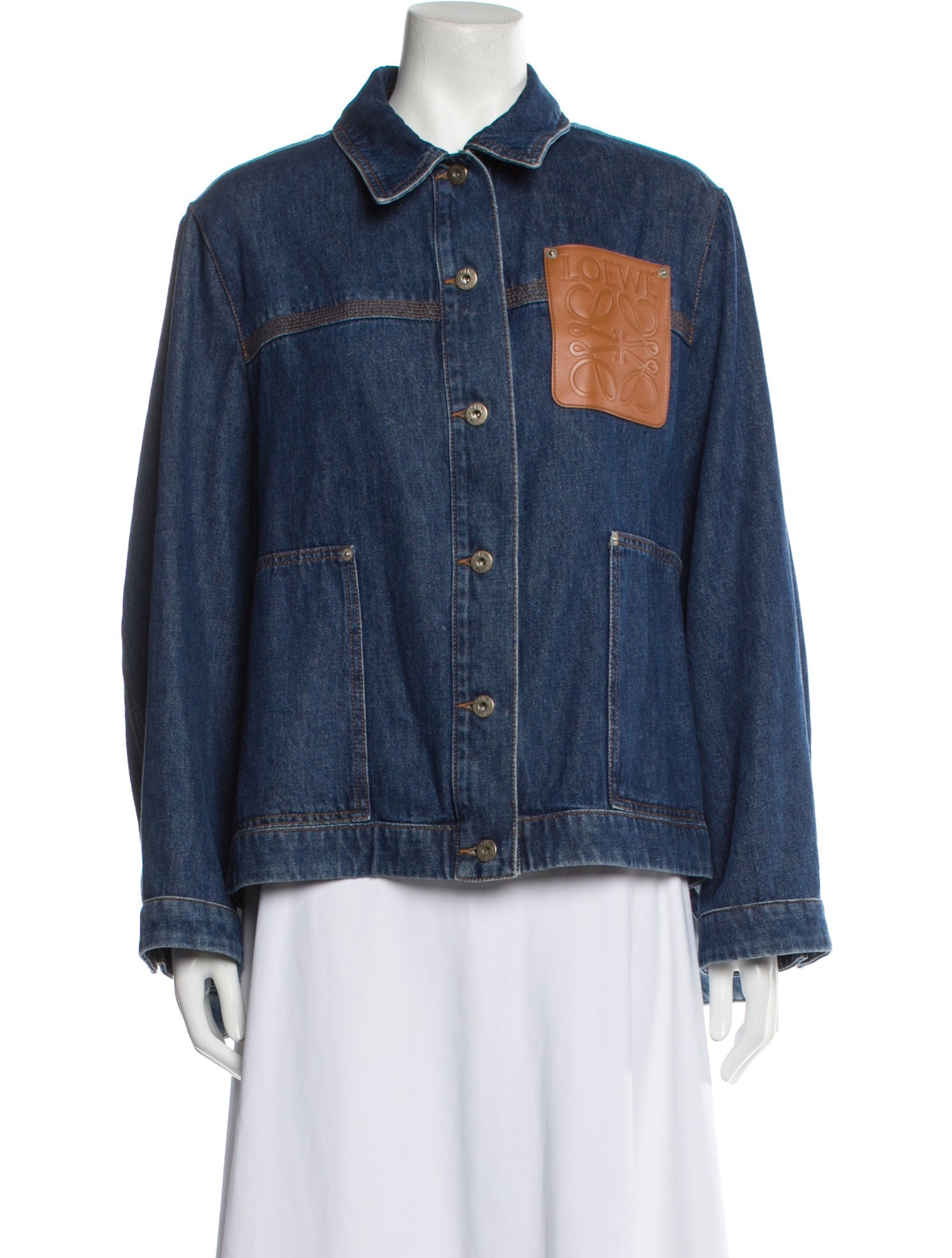 Loewe Denim Jacket - Blue Jackets, Clothing - LOW65081 | The RealReal