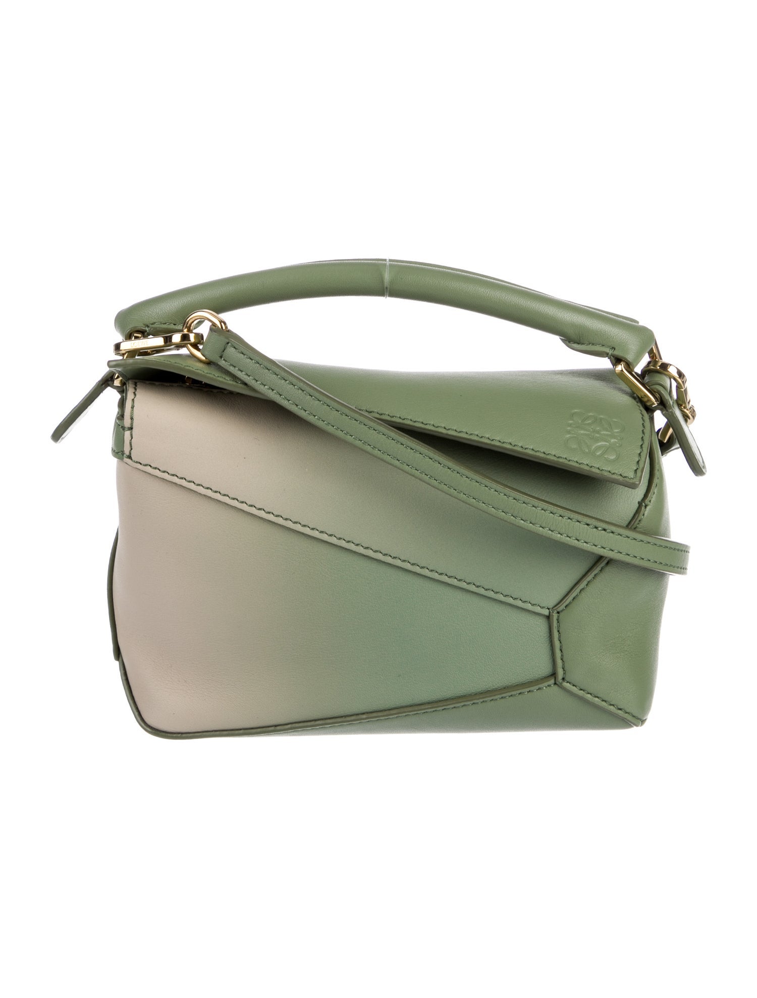 Loewe Paula's Ibiza 2022 Degrade Mini Puzzle Edge - Green Handle Bags ...