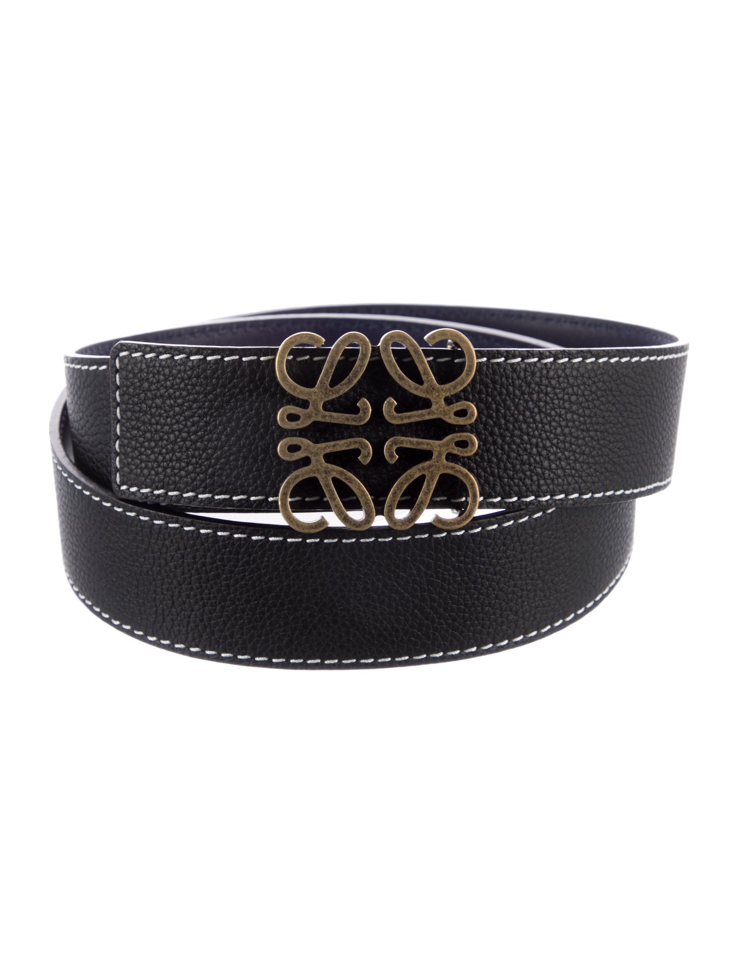 Loewe Leather Belt - Black Belts, Accessories - LOW66336 | The RealReal