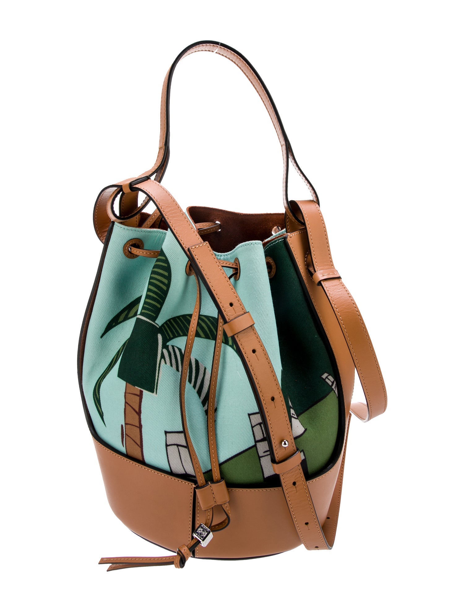 Loewe Canvas Balloon Large 2021 w/ Tags - Brown Bucket Bags, Handbags ...