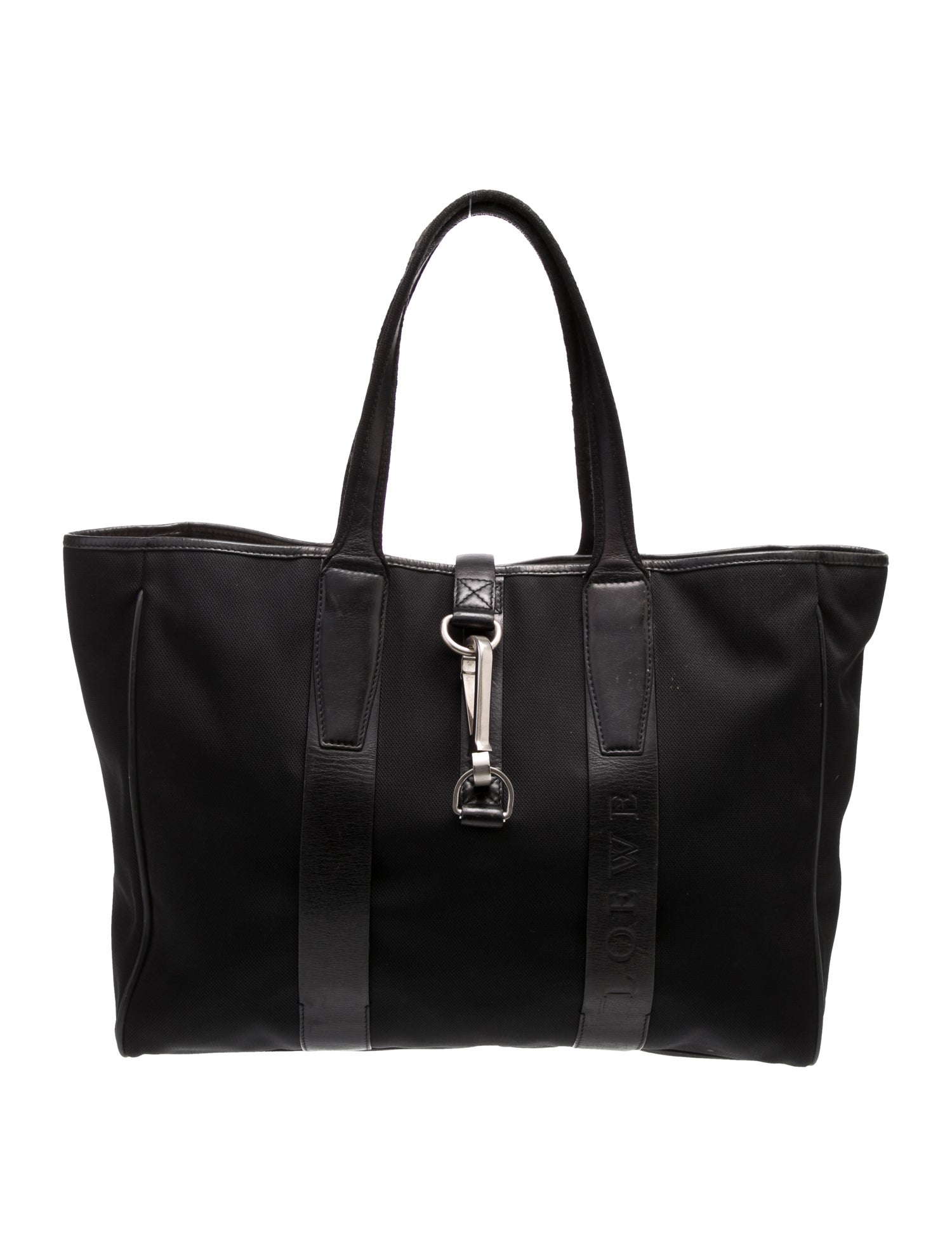 Loewe Canvas Tote Vintage - Black Totes, Handbags - LOW68404 | The RealReal