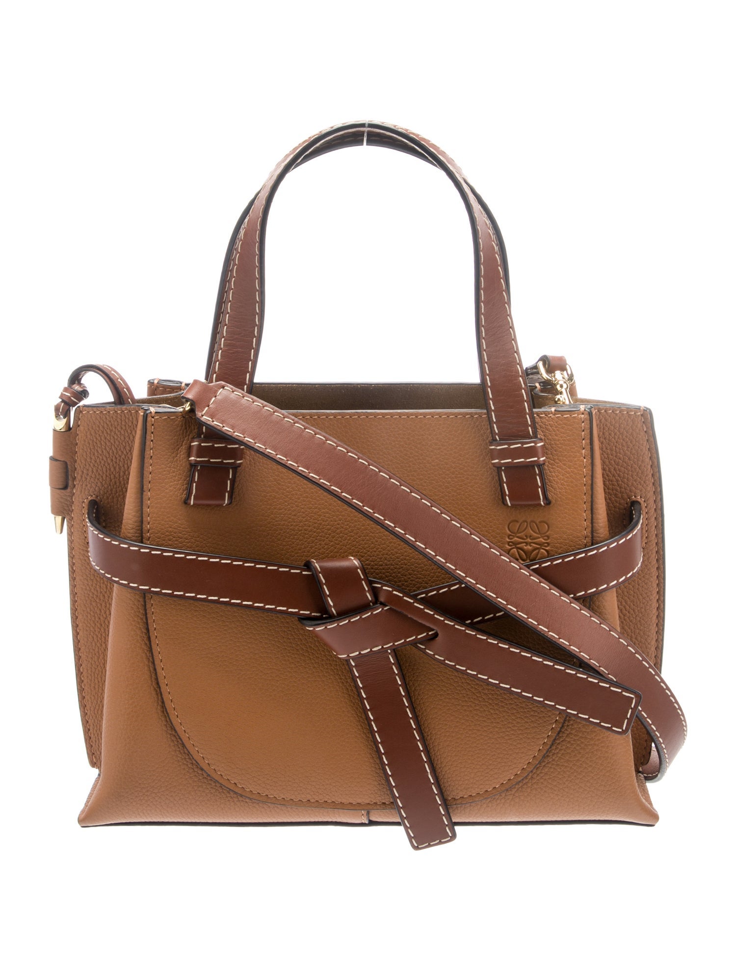 Loewe Leather Gate - Brown Handle Bags, Handbags - LOW69312 | The RealReal