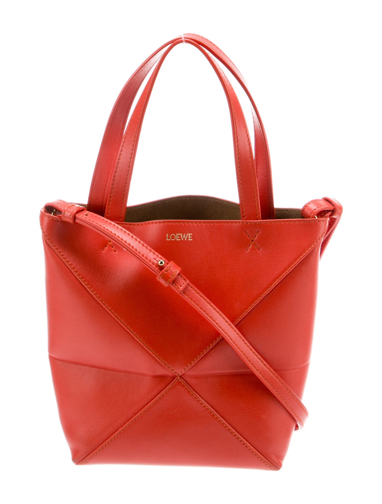 Loewe Calfskin Tote Mini 2023 - Orange Totes, Handbags - LOW70611 | The ...