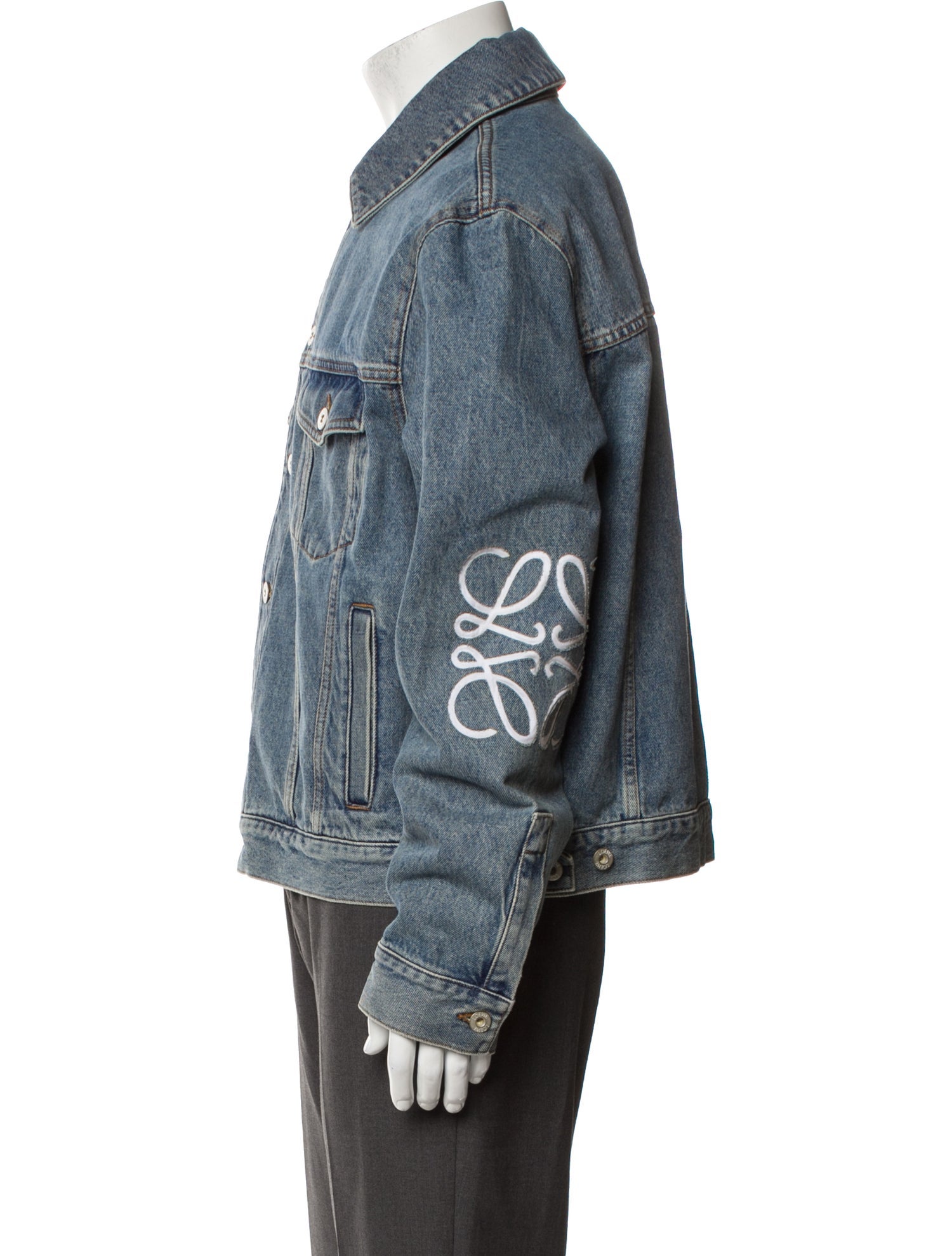 Vetements x Levi's 2018 Colorblock Pattern Denim Jacket - Blue ...