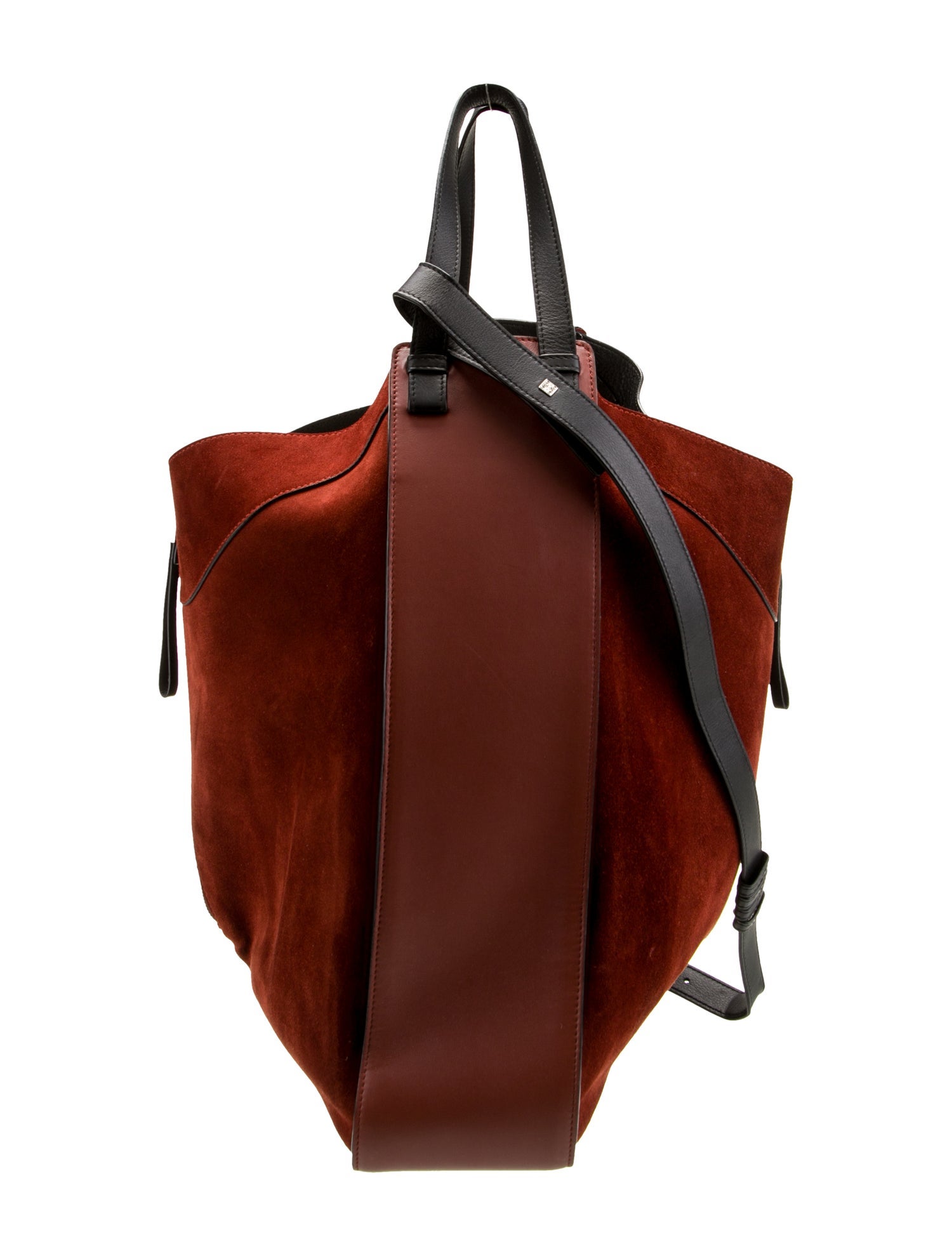 Loewe Suede Tote Large - Burgundy Hobos, Handbags - LOW73170 | The RealReal