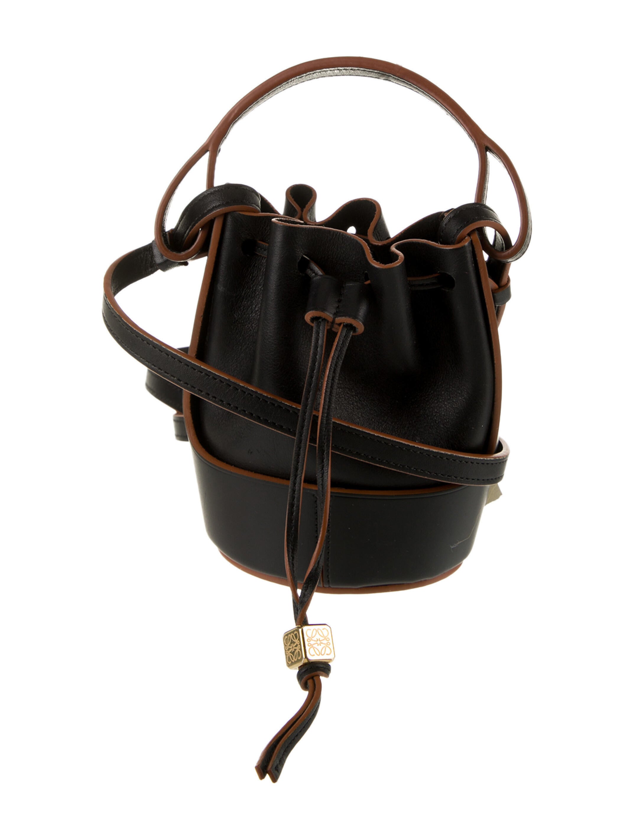 Loewe Leather Balloon Nano - Black Mini Bags, Handbags - LOW73199 | The ...