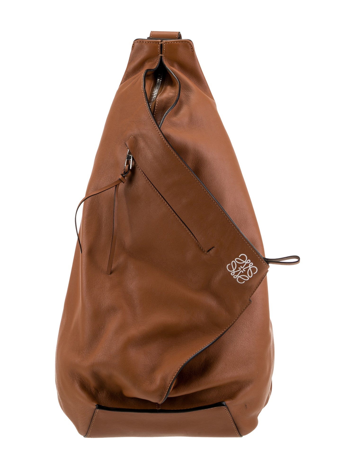 Loewe Leather Anton Small - Brown Backpacks, Bags - LOW73447 | The RealReal