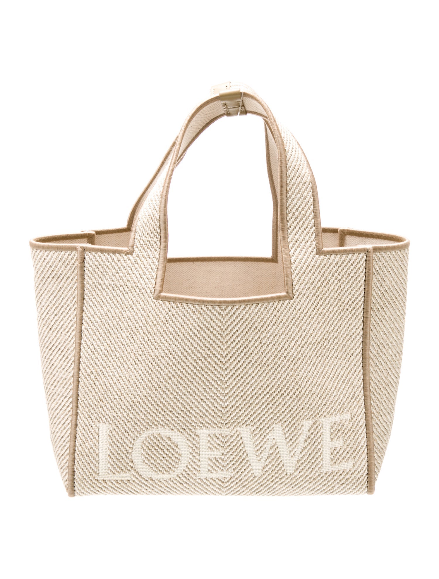 Loewe Raffia Font Bag Small 2024 - Neutrals Handle Bags, Handbags ...