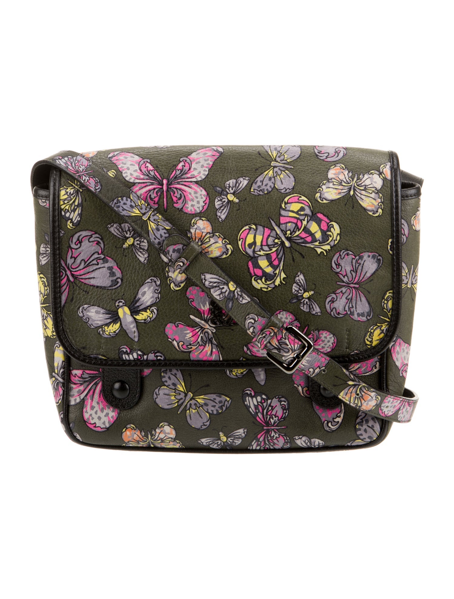 Loewe Leather Anagram - Green Shoulder Bags, Handbags - LOW75048 | The ...