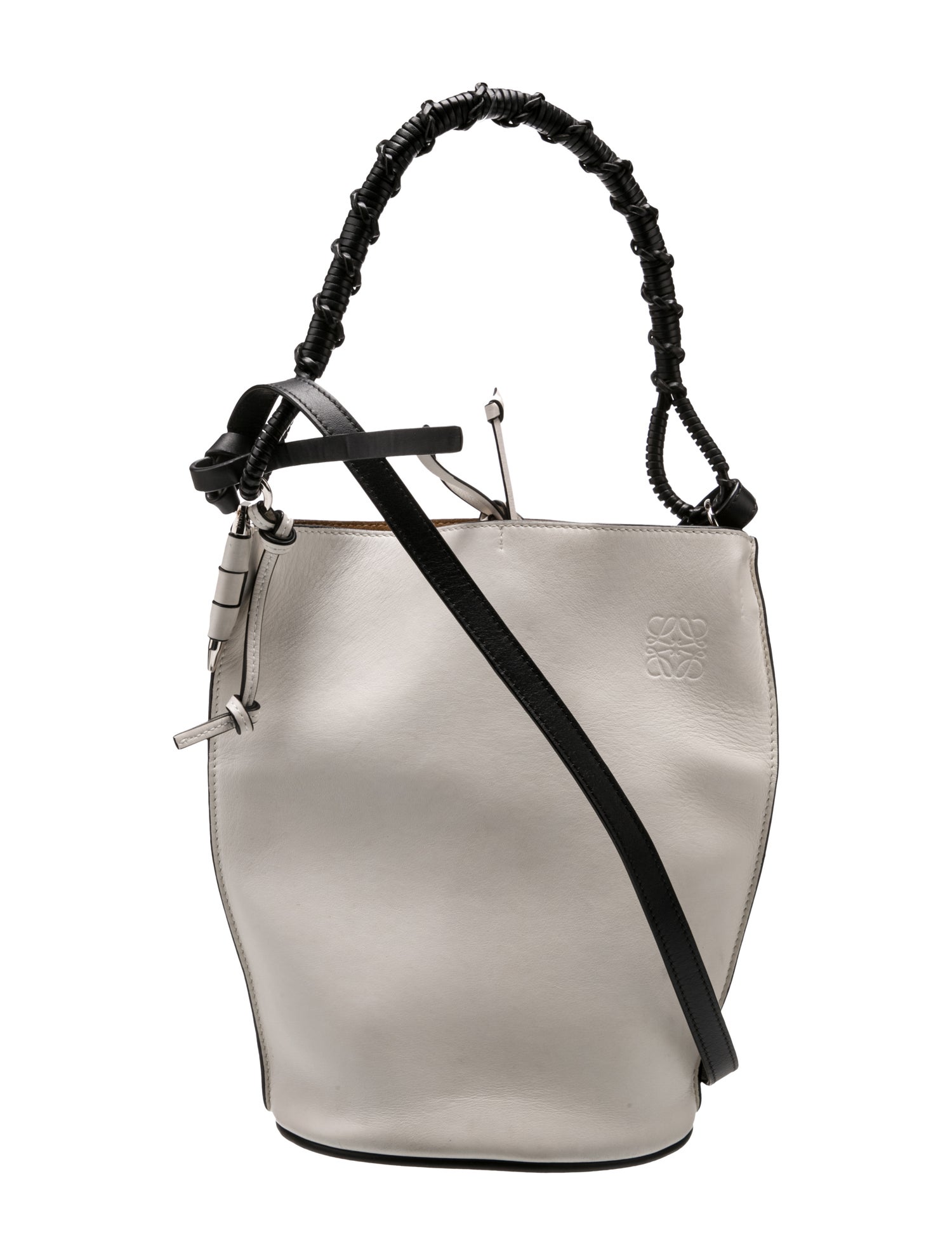 Loewe Leather Bucket Bag - White Bucket Bags, Handbags - LOW76885 | The ...
