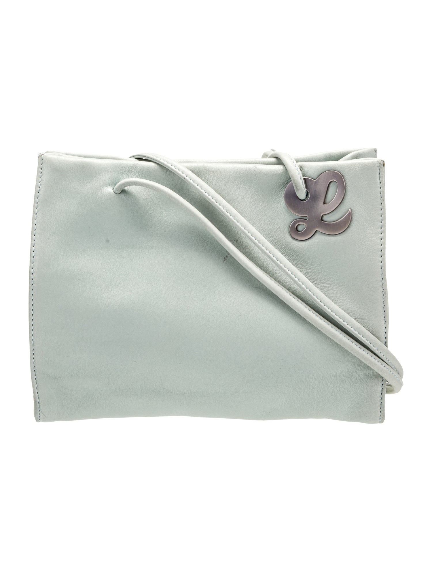 Loewe Leather Shoulder Bag Vintage - Blue Shoulder Bags, Handbags ...