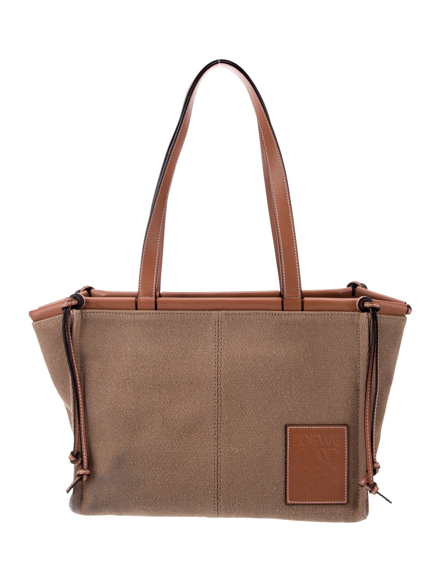 Loewe Canvas Cushion - Neutrals Shoulder Bags, Handbags - LOW79616 ...