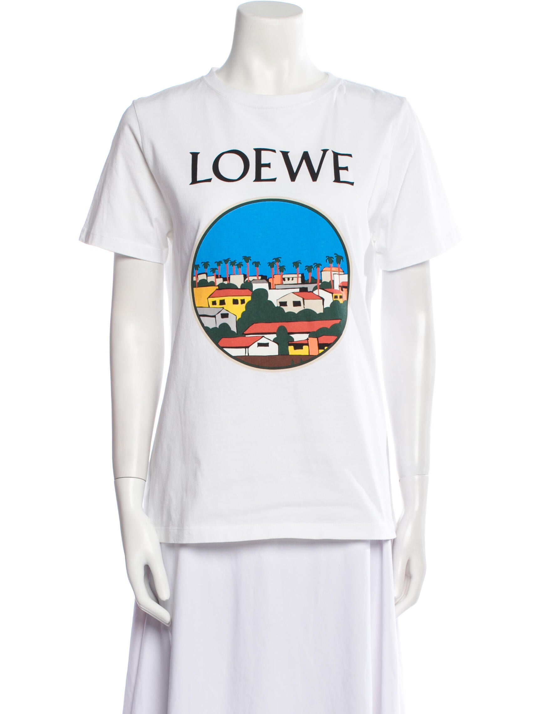 Loewe 2020 Graphic Print T-Shirt - White Tops, Clothing - LOW79863 ...