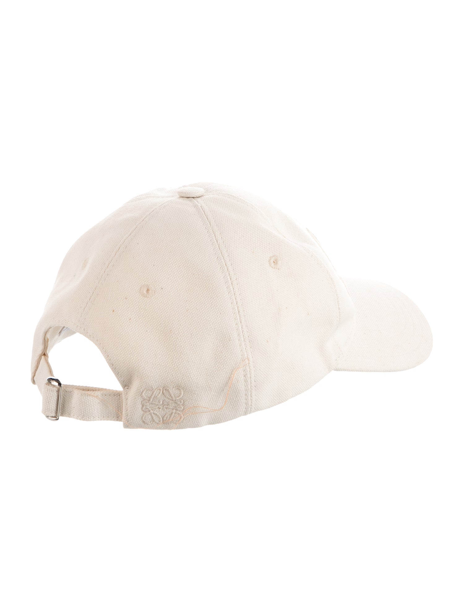 Loewe Embroidered Canvas Baseball Cap - Neutrals Hats, Accessories ...