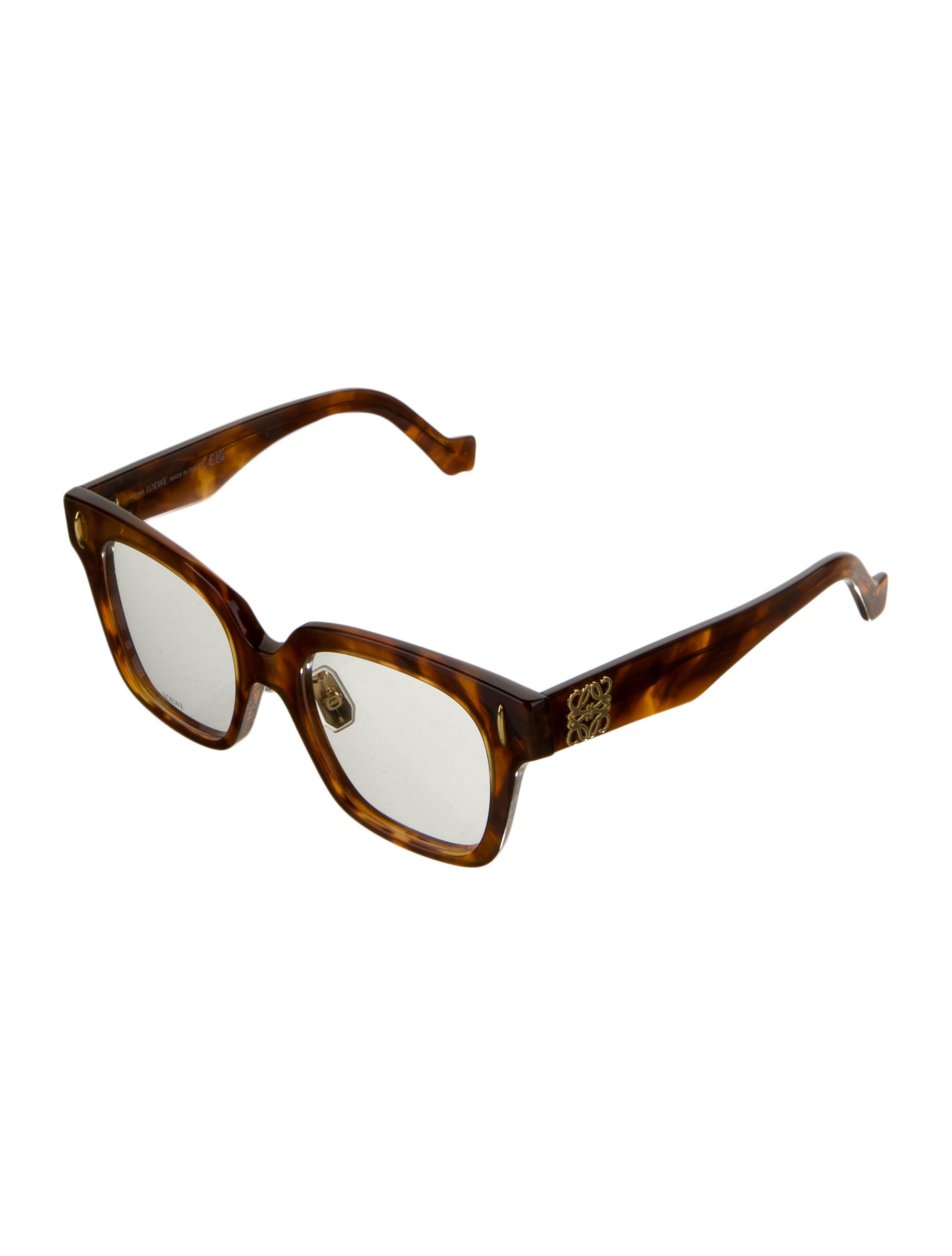 Loewe Square Eyeglasses - Brown Eyeglasses, Accessories - LOW83141 ...