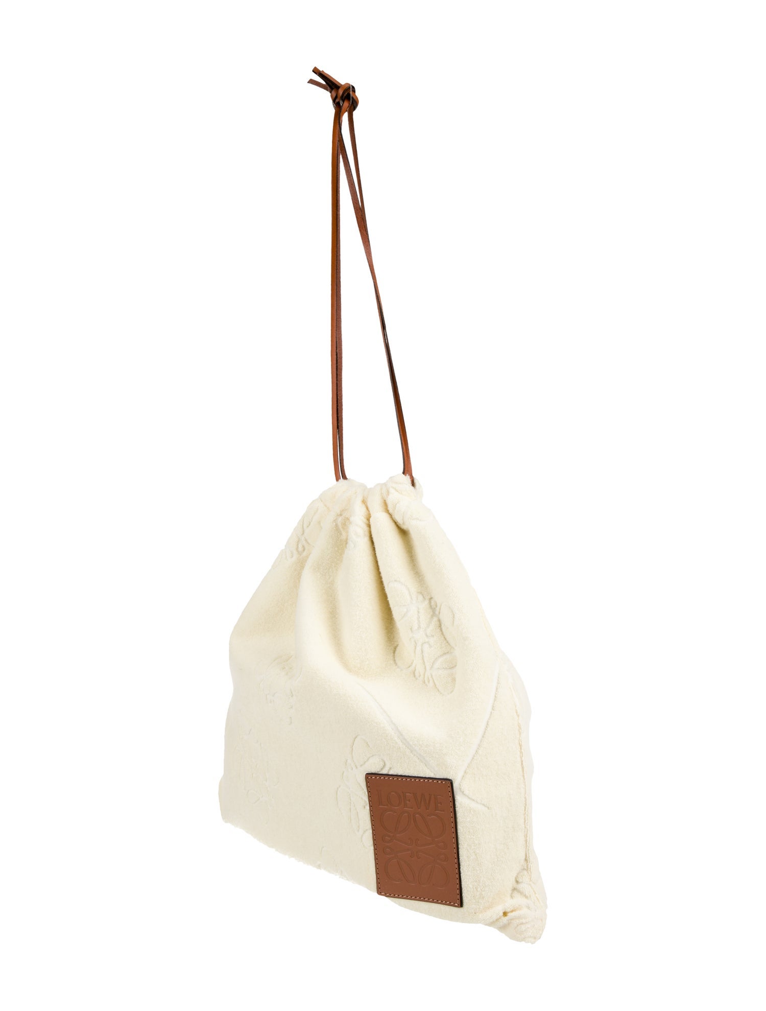 Loewe Drawstring Pouch - Neutrals Clutches, Handbags - LOW83591 | The ...