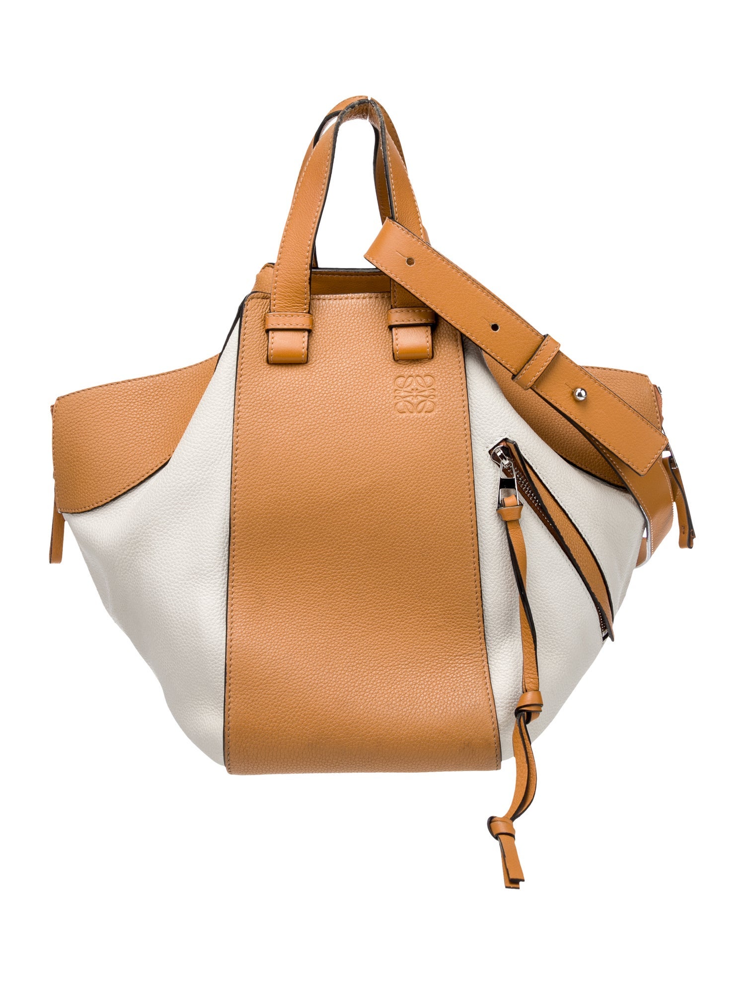 Loewe Leather Hammock - Neutrals Handle Bags, Handbags - LOW83644 | The ...