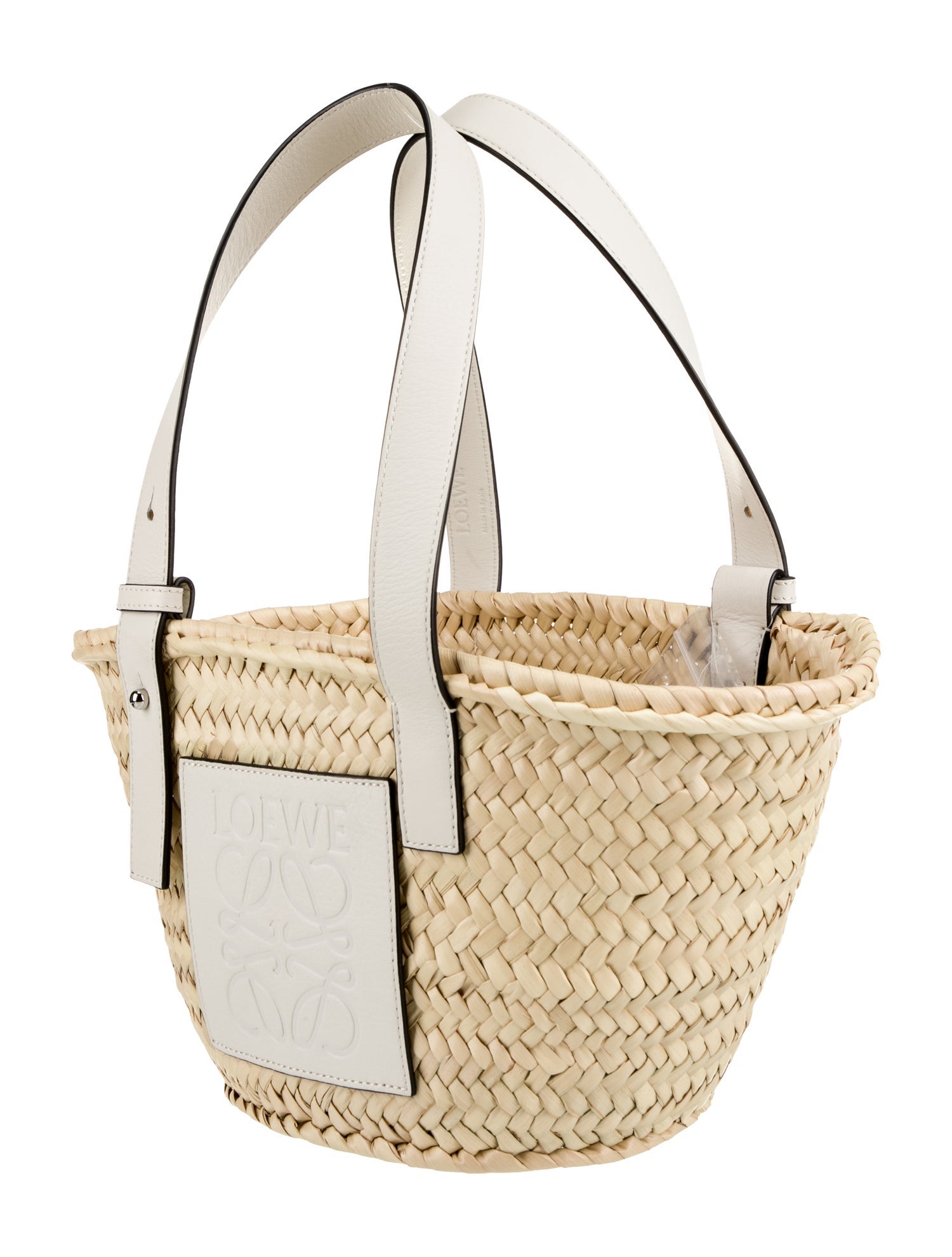 Loewe Straw Basket - Neutrals Shoulder Bags, Handbags - LOW83847 | The ...