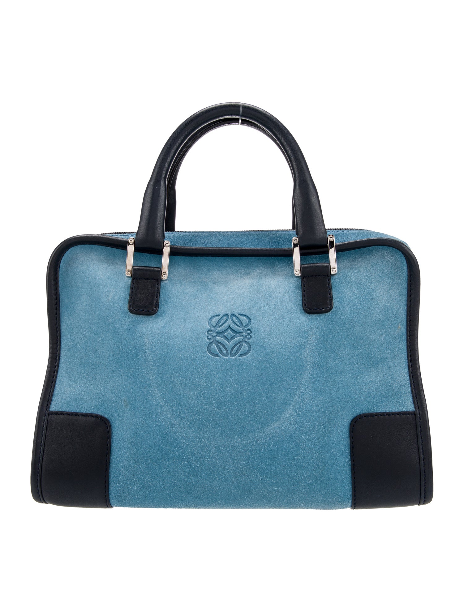 Loewe Suede Amazona Small Vintage - Blue Handle Bags, Handbags ...