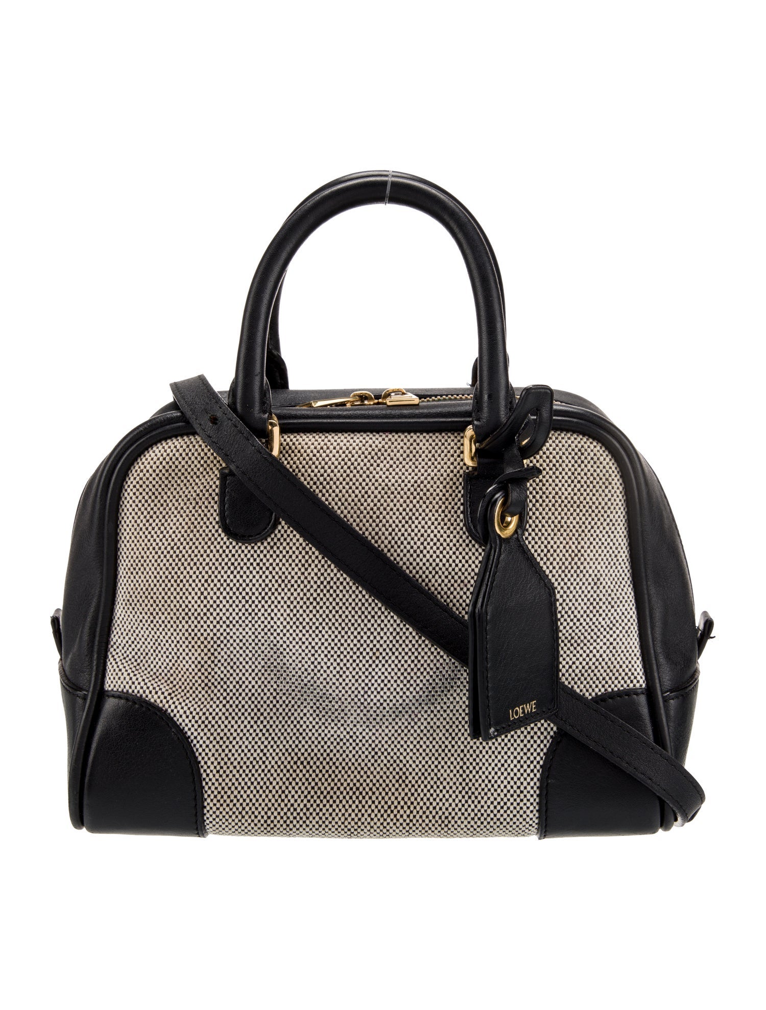 Loewe Canvas Amazona 23 - Green Handle Bags, Handbags - LOW83987 | The ...