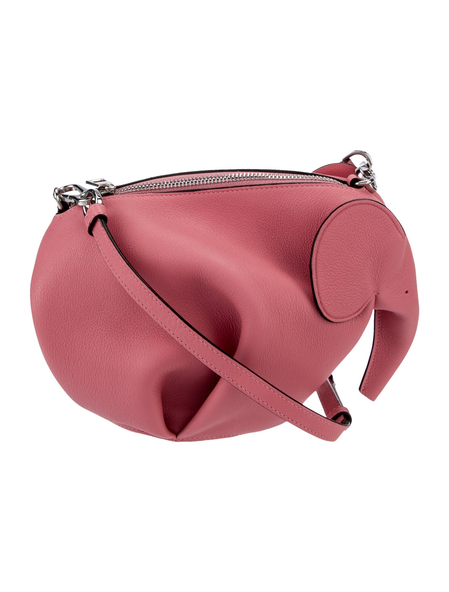 Loewe Leather Elephant w/ Tags - Purple Crossbody Bags, Handbags ...