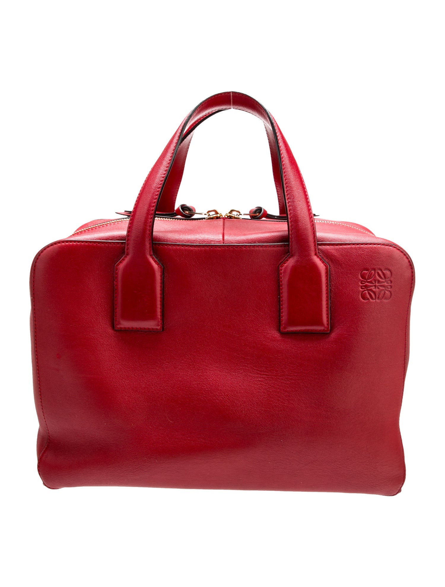 Loewe Leather Briefcase - Red Totes, Handbags - LOW85727 | The RealReal