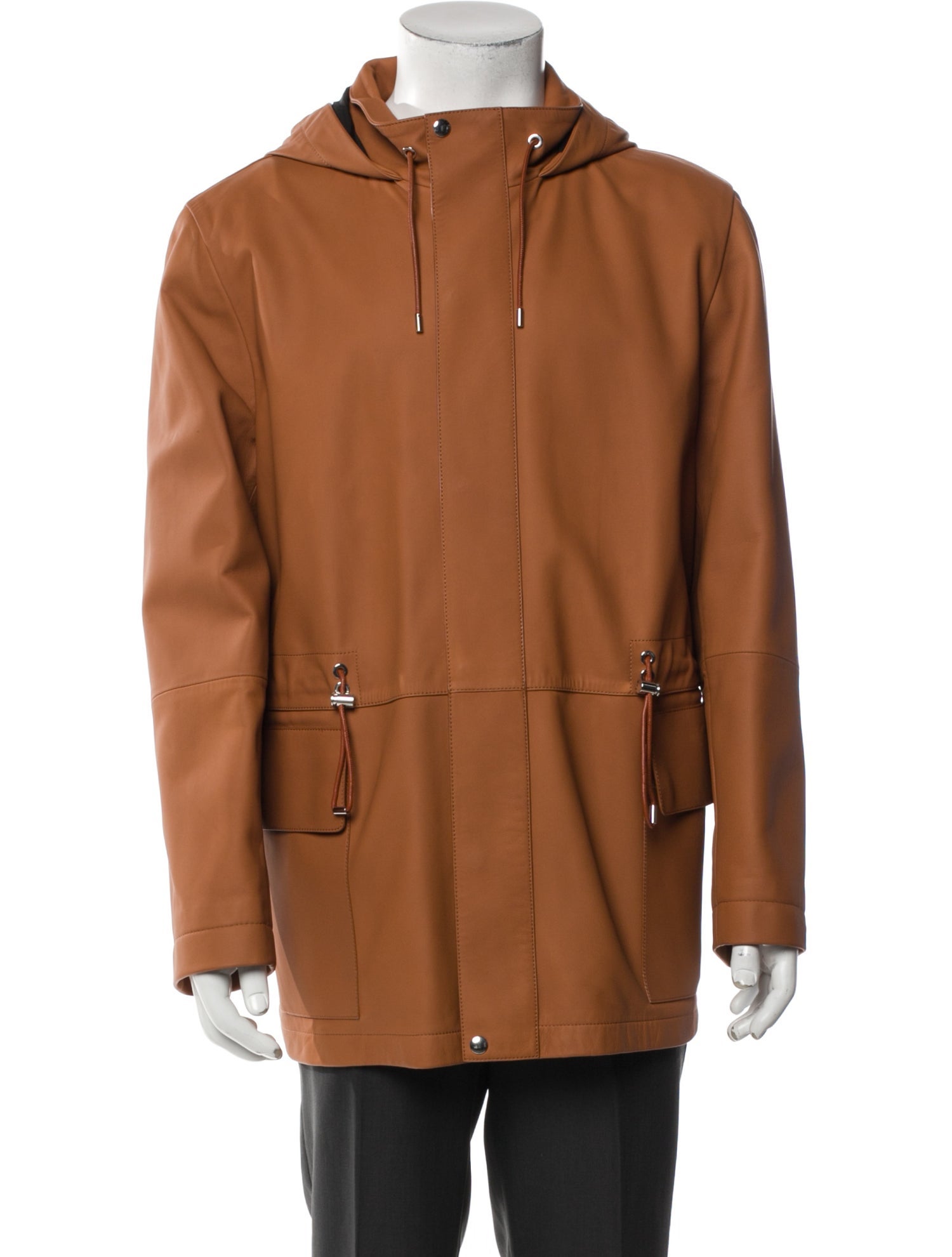 Loewe Lamb Leather Parka - Brown Outerwear, Clothing - LOW86945 | The ...
