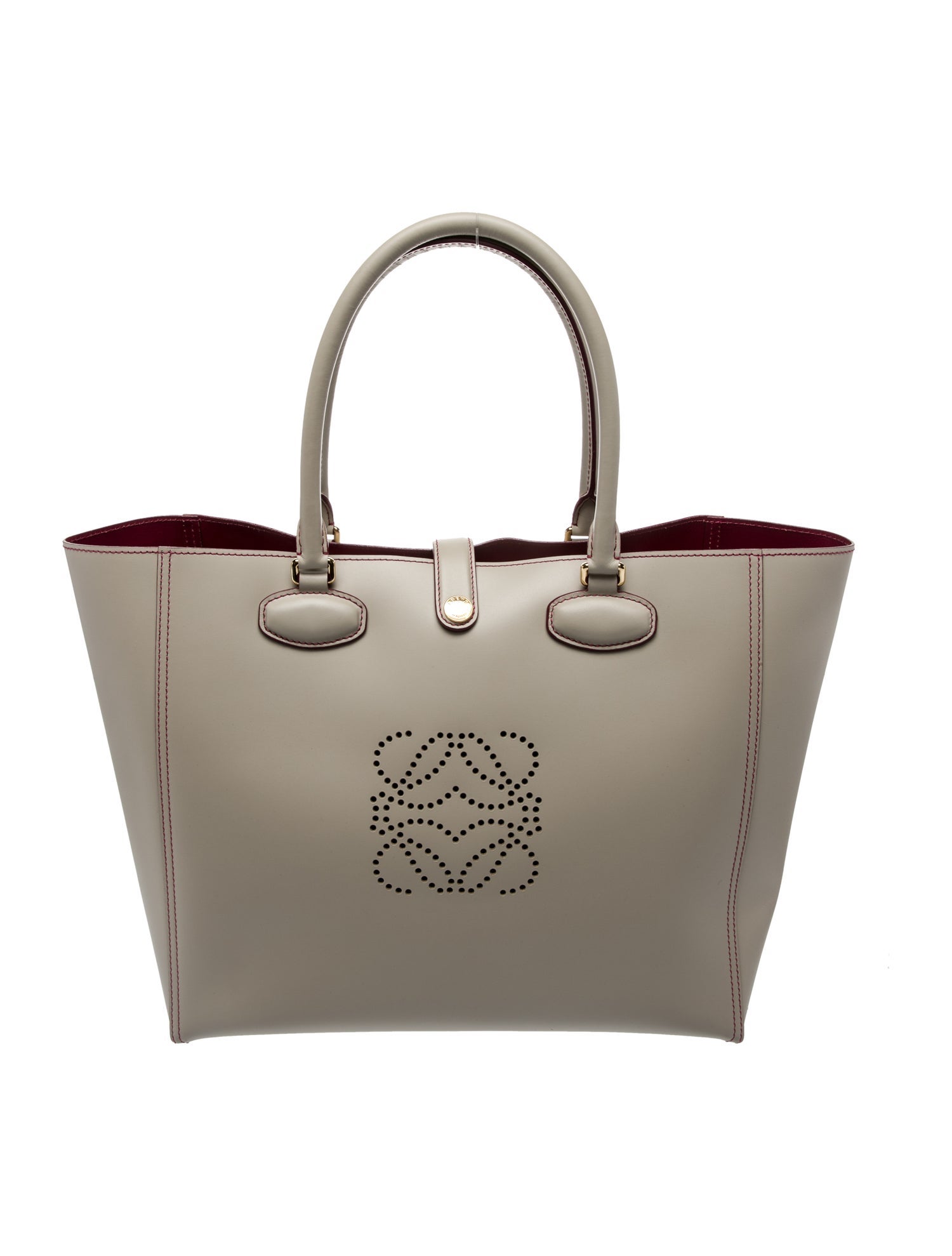 Loewe Leather Tote - Neutrals Totes, Handbags - LOW88858 | The RealReal
