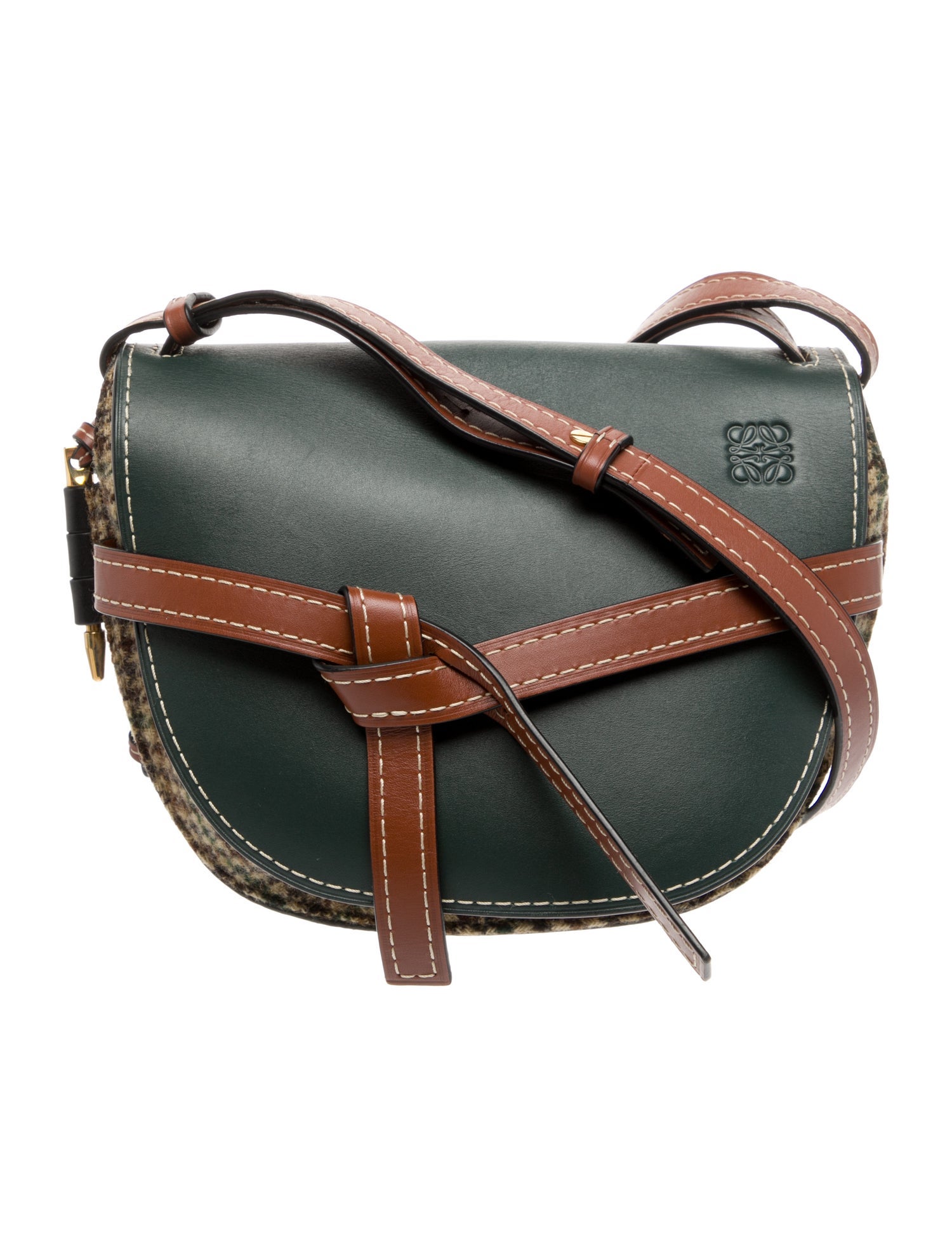 Loewe Signature Gate - Brown Shoulder Bags, Handbags - LOW97038 | The ...