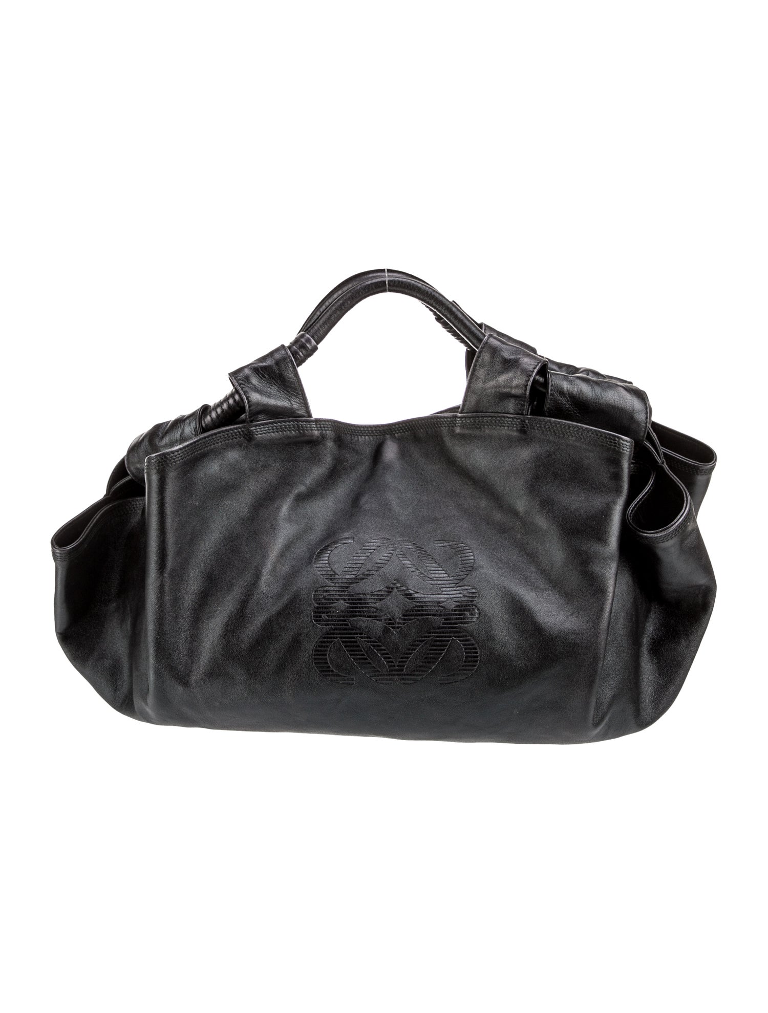 Loewe Leather Anagram - Black Handle Bags, Handbags - LOW98702 | The ...