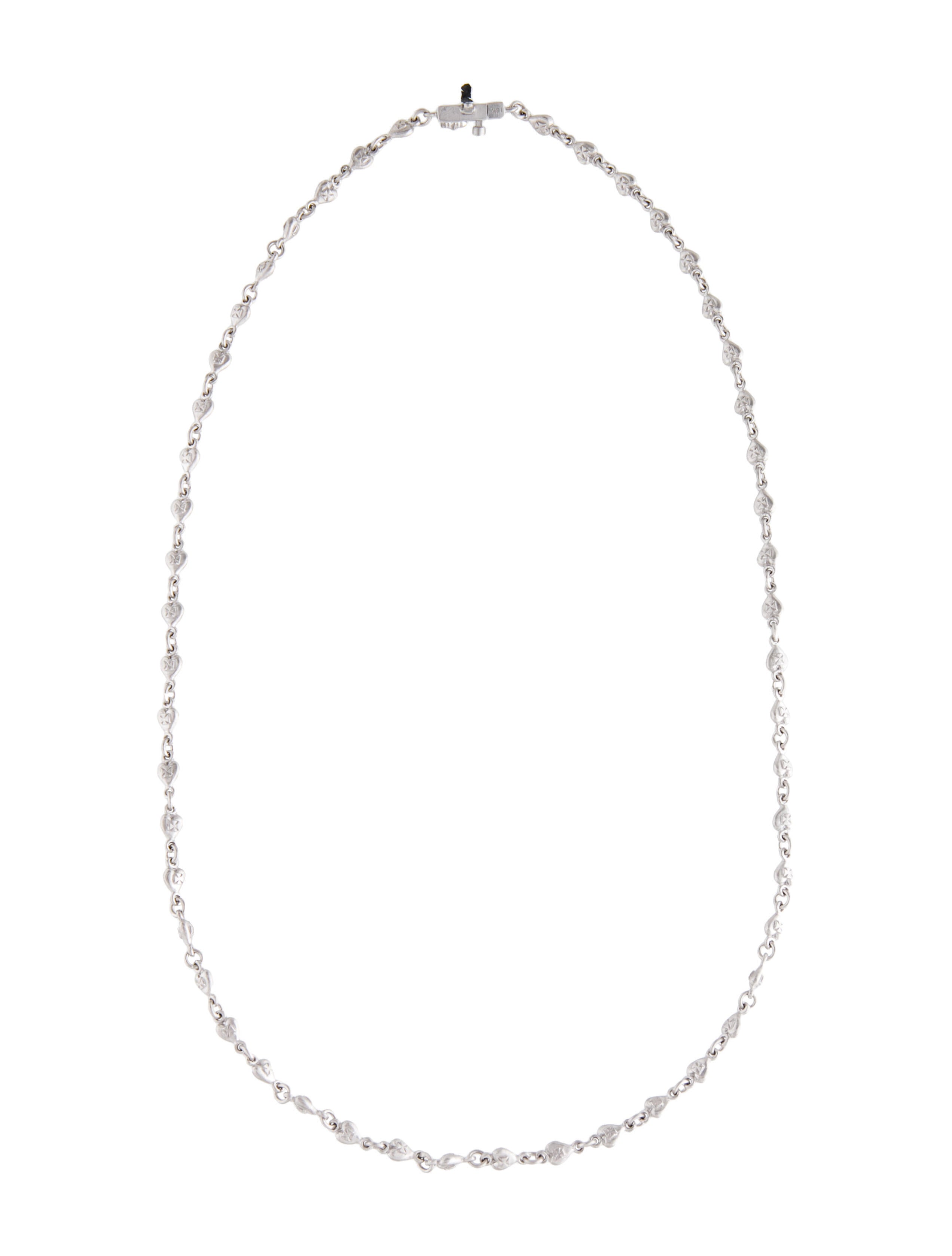 Loree Rodkin 18K Diamond Clasp Link Necklace - 18K White Gold Chain ...