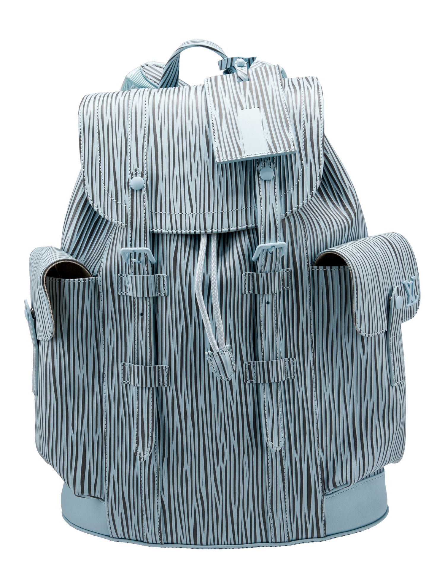 Louis Vuitton x Park Seo-Bo Leather Evening Bag - Blue Backpacks, Bags ...