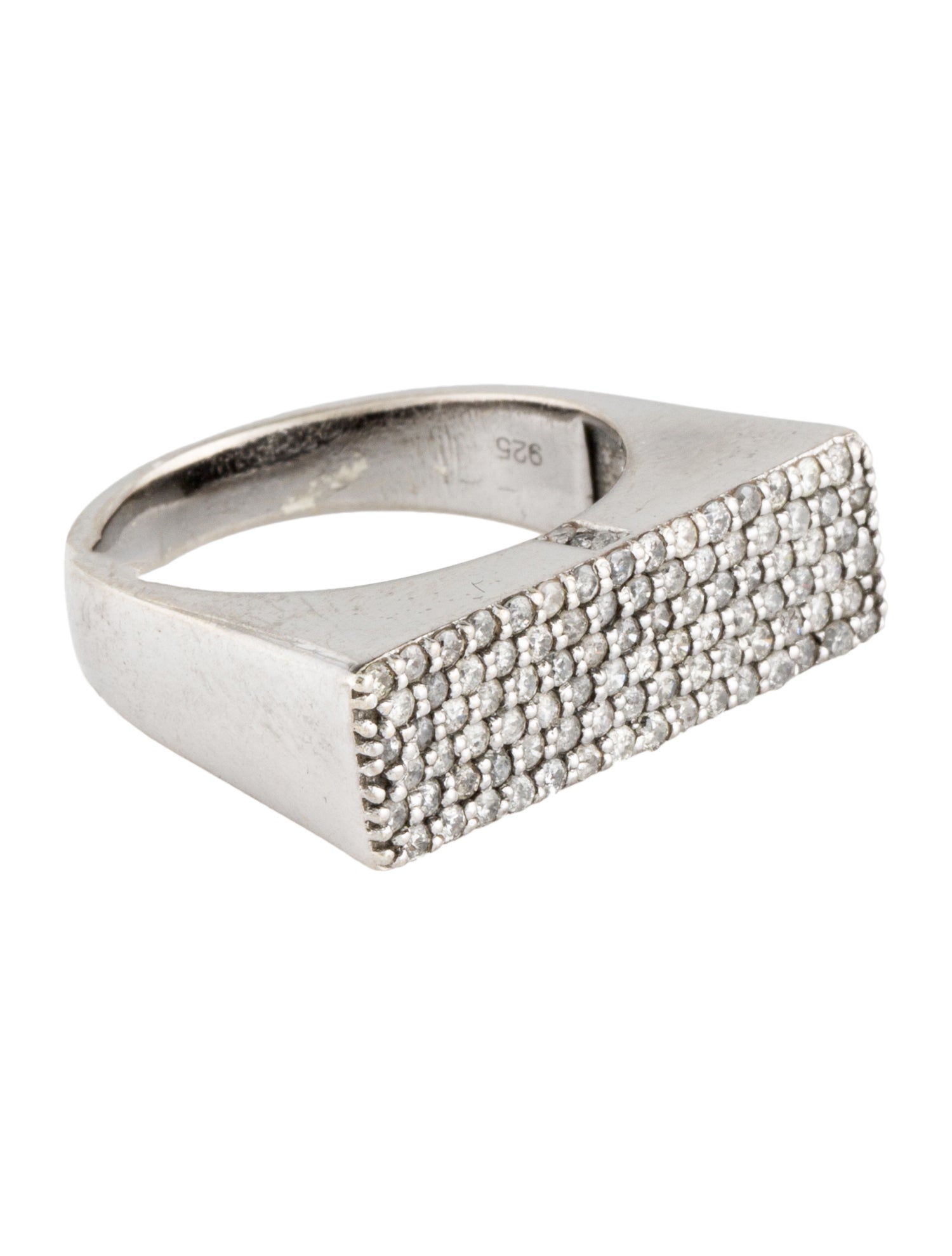 Sheryl Lowe Diamond Tower Ring - Sterling Silver Cocktail Ring, Rings ...