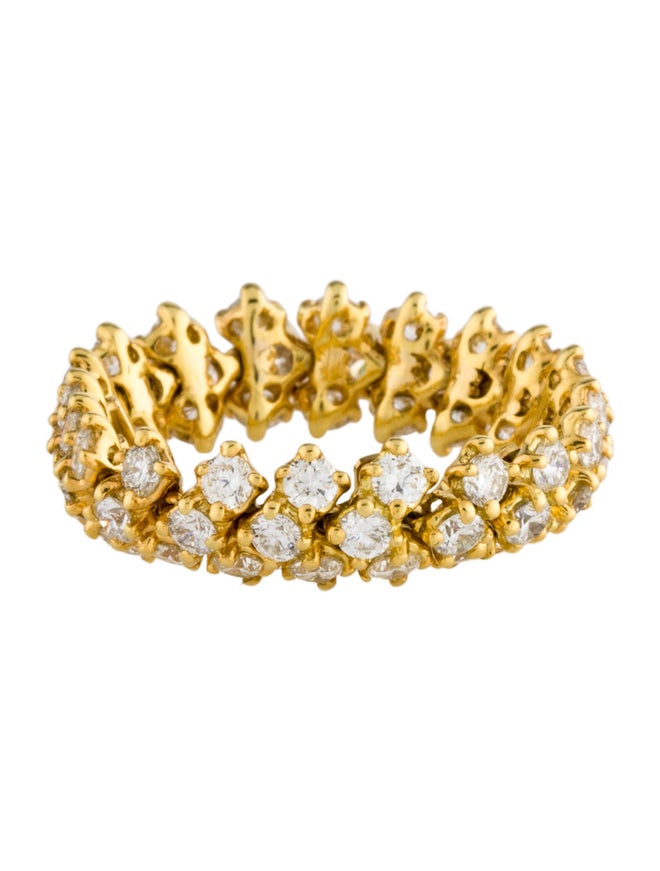 Chrome Hearts 22K Cemetery Band Ring - 22K Yellow Gold Band, Rings ...